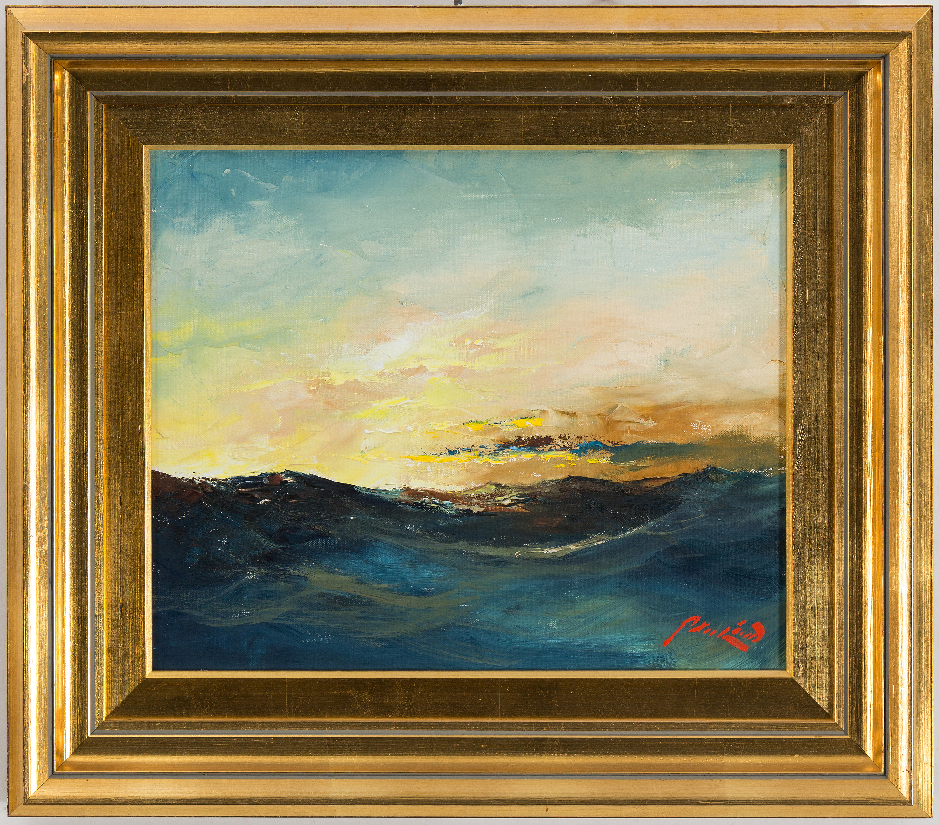 AXEL LIND, oil on canvas, signed. - Bukowskis