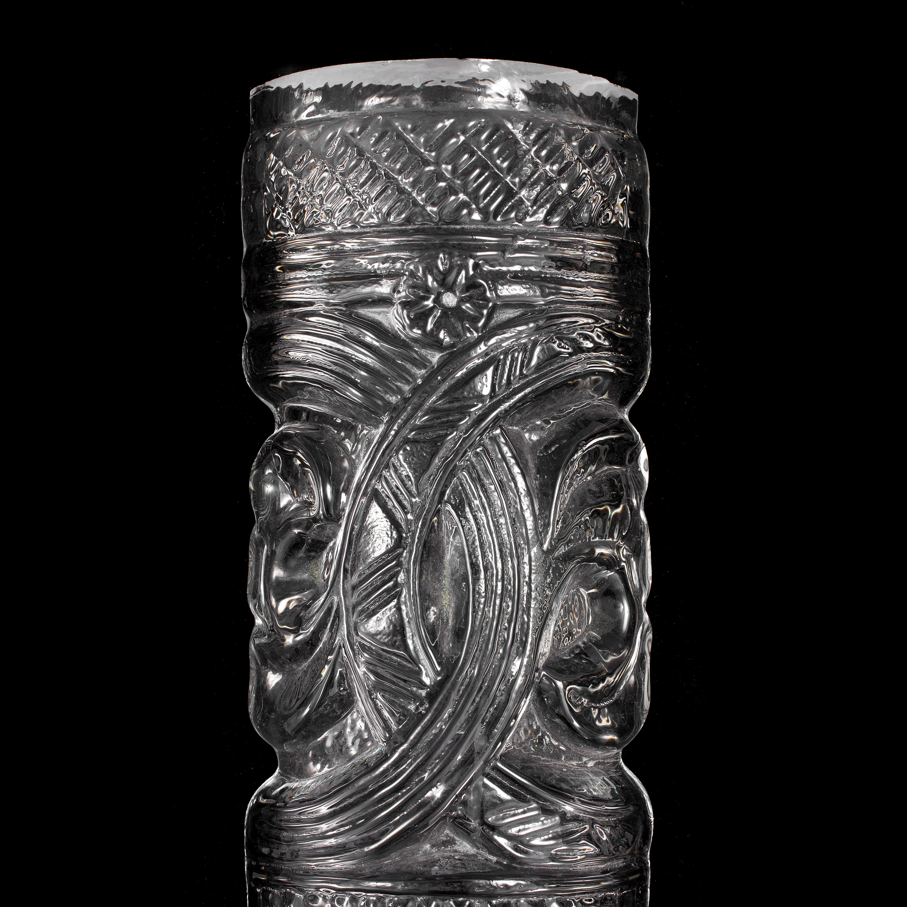 A glass obelisk designed by Lars Leidegren for Hotel Royal Viking ca ...