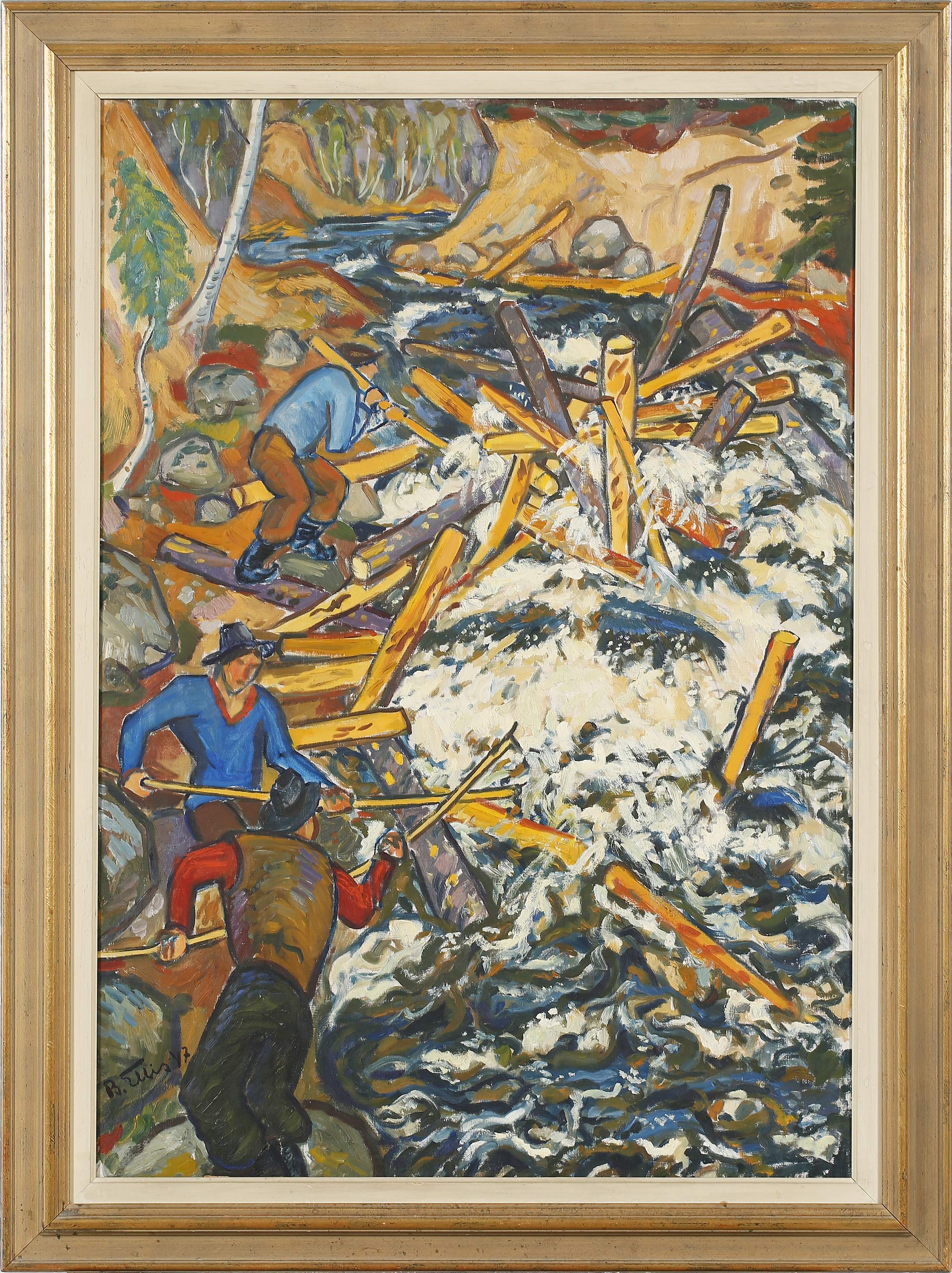 BENGT ELLIS, olja på duk, signerad B Ellis och daterad -47. - Bukowskis