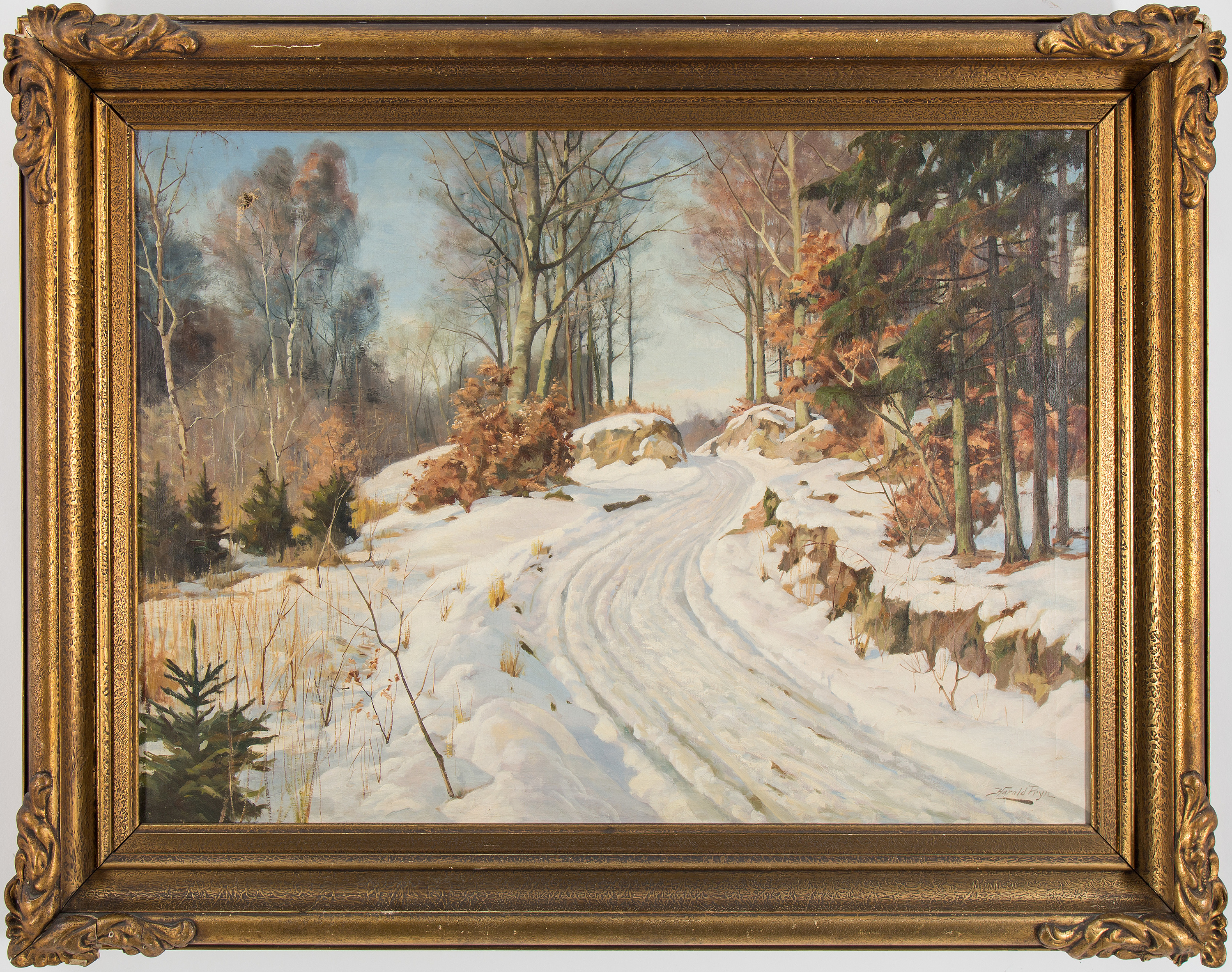 HARALD PRYN, oil on canvas, signed. - Bukowskis