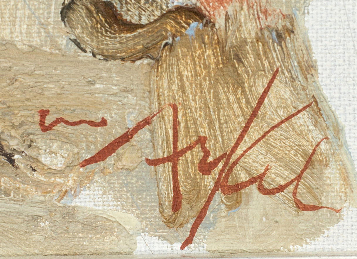 ADRIAN VAN ARKEL, oil on canvas, signed. - Bukowskis