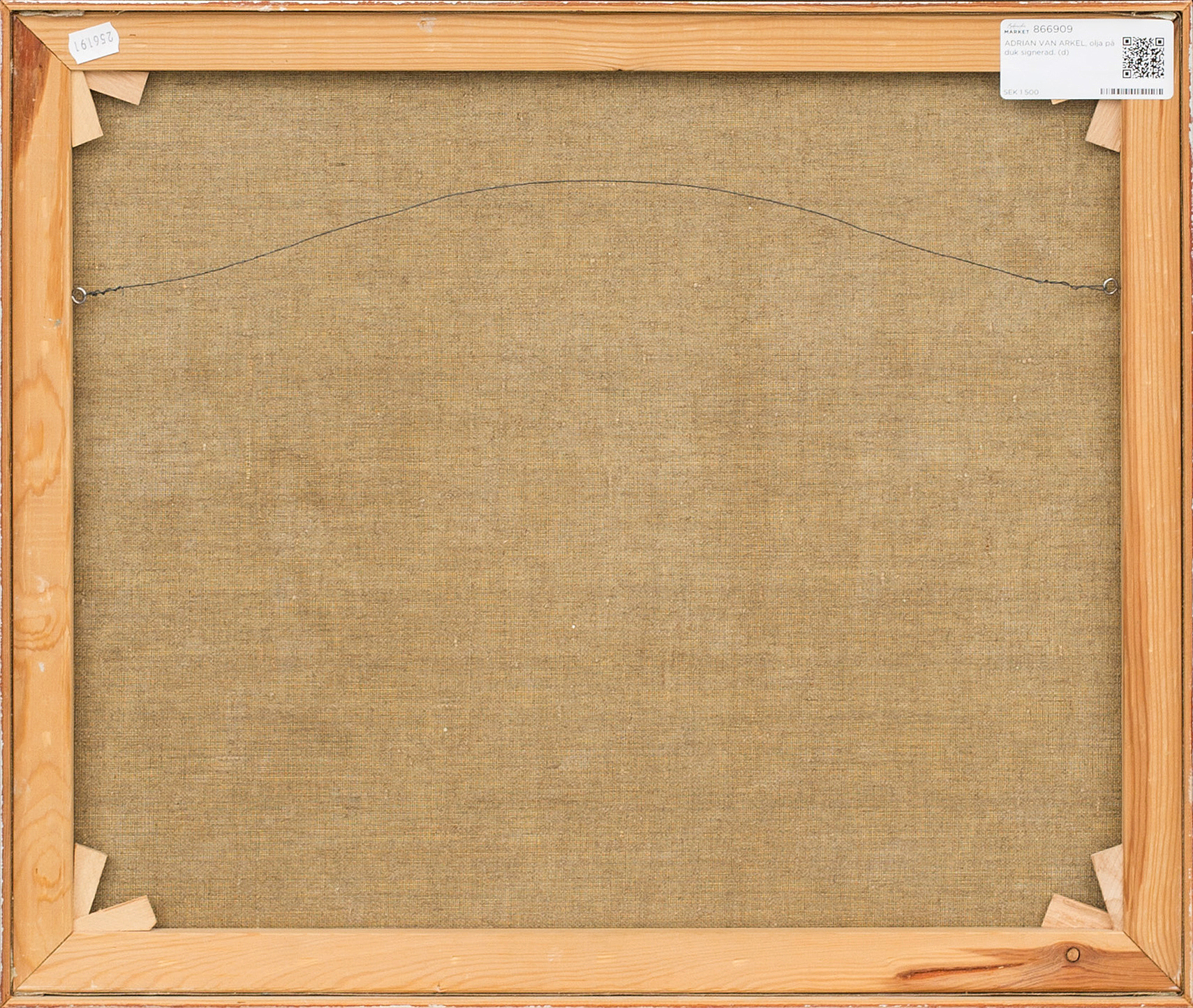 ADRIAN VAN ARKEL, olja på duk signerad. - Bukowskis