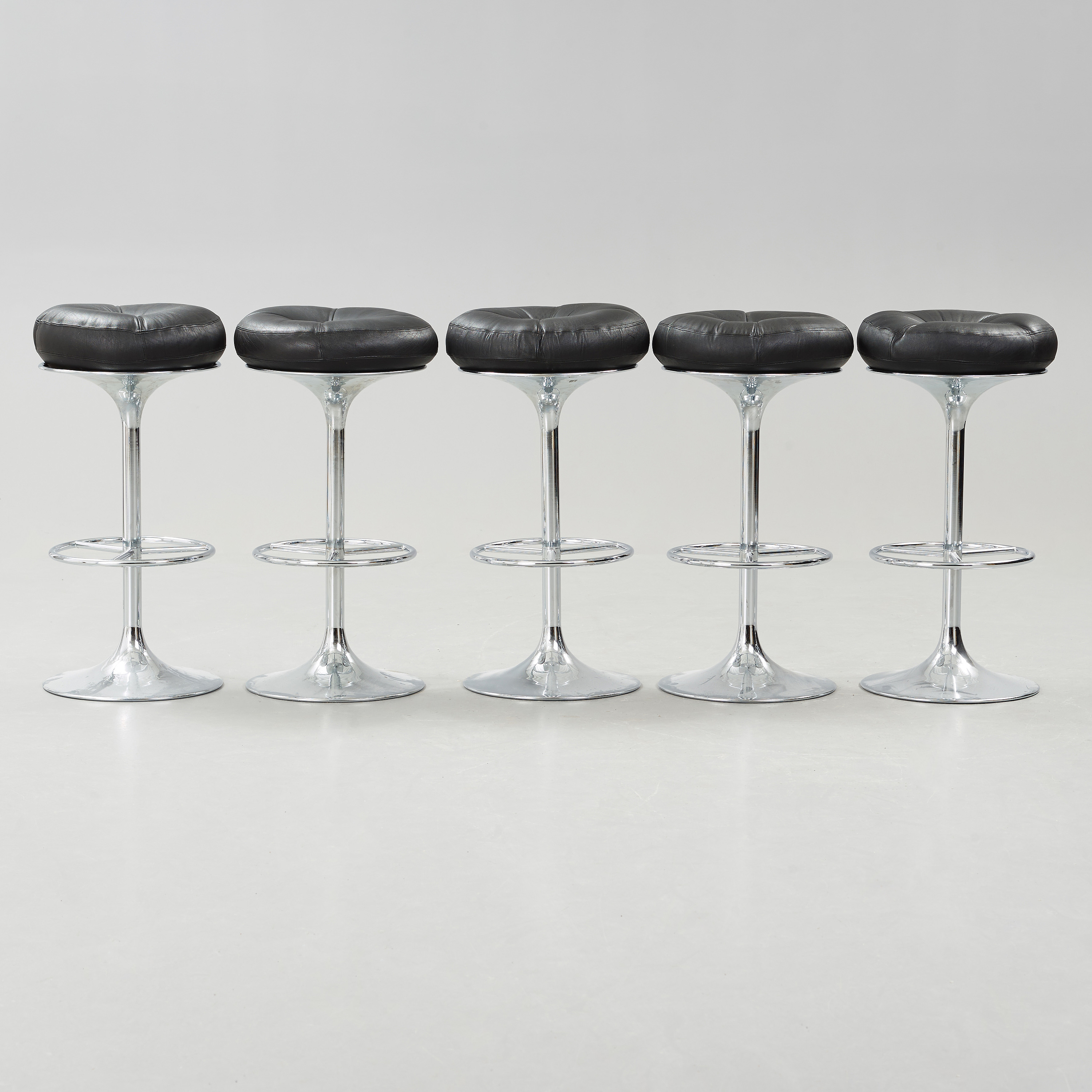 BARSTOLAR, 5 st, "Saturnus", Johansson Design, Markaryd, 1900-talets ...