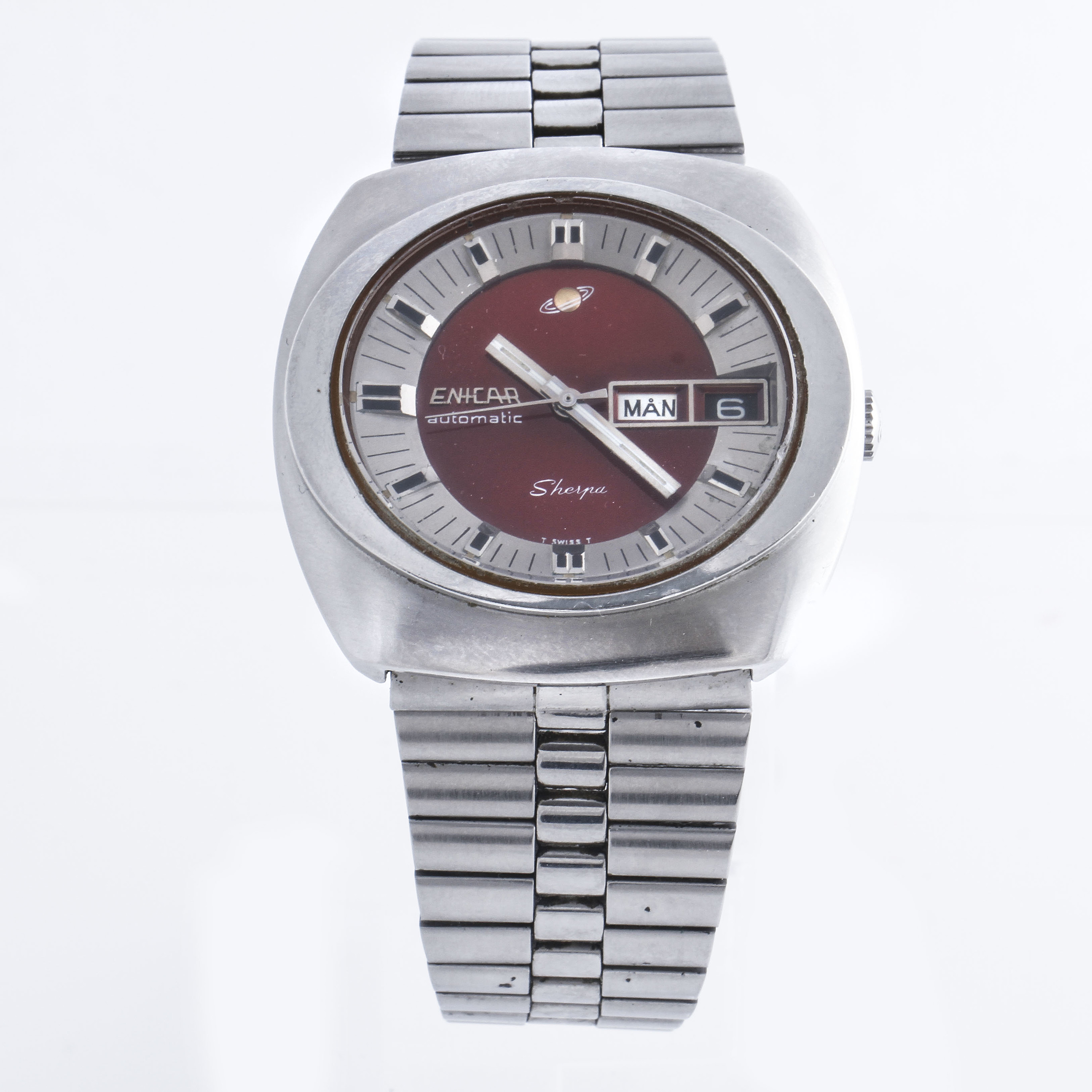 ENICAR, Automatic Sherpa, armbandsur, 41 x 40 cm. - Bukowskis