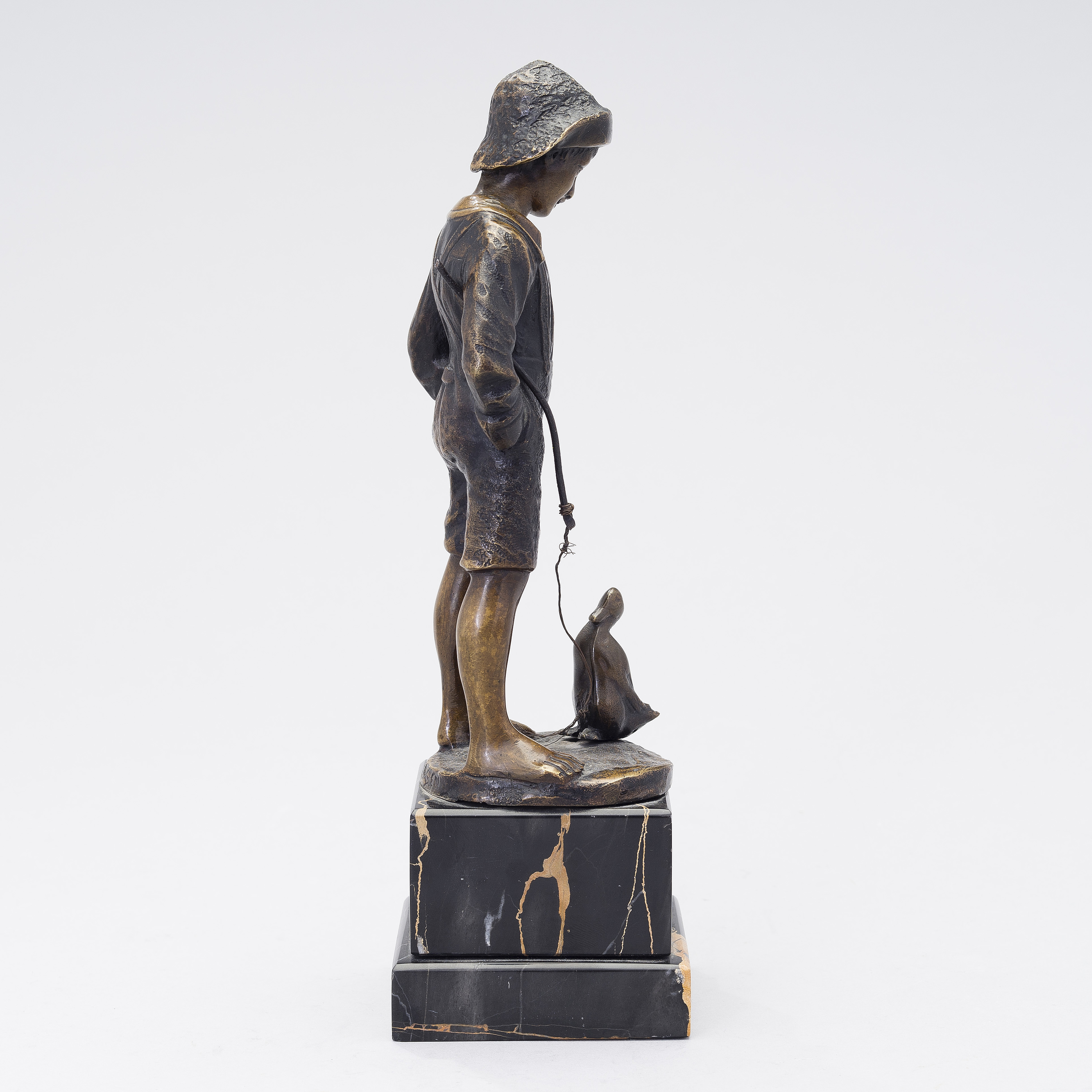 PEDER MARIUS JENSEN, skulptur, brons, signerad. - Bukowskis