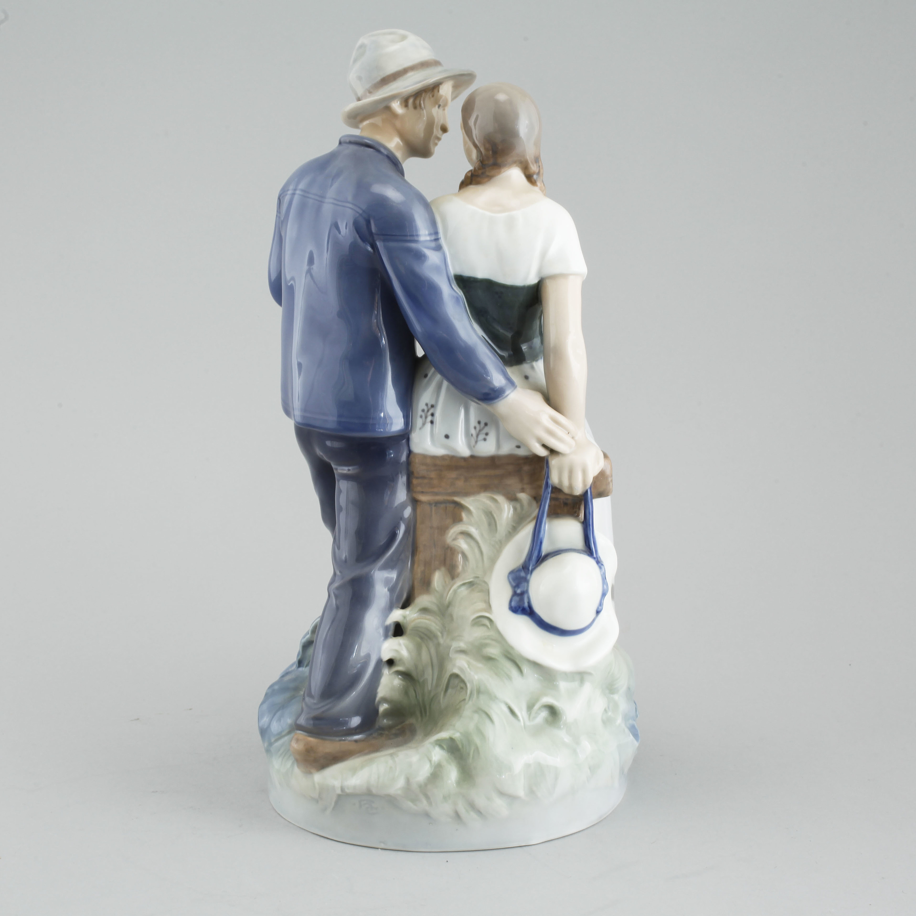 A porcelain figurine, model 1132, Theodor Lundberg, by Royal Copenhagen ...