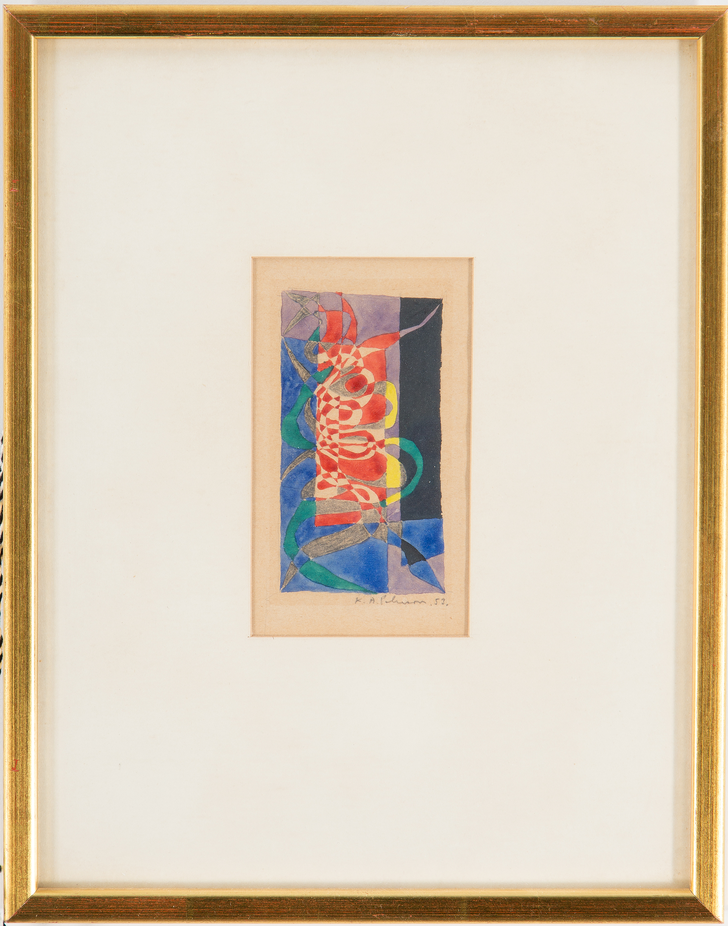 KARL AXEL PEHRSON, akvarell, signerad och daterad -53. - Bukowskis