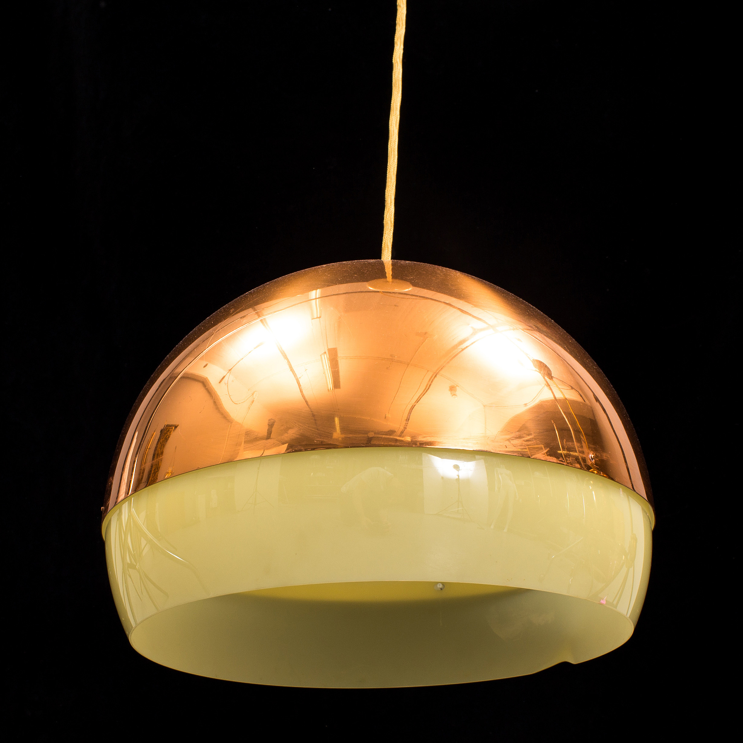 YKI NUMMI, taklampa "Outokumpu" 961-399, Stockmann-Orno. Formgiven år ...