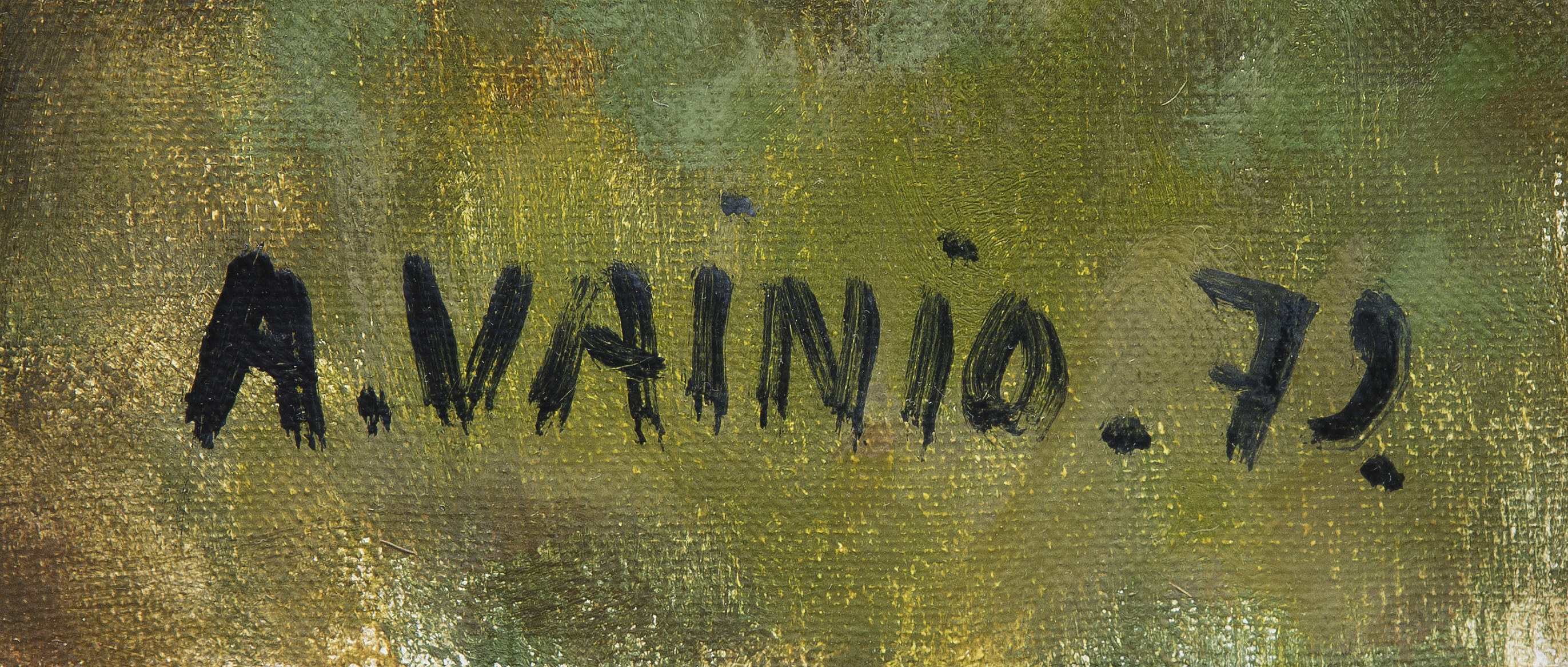 ARMAS VAINIO, oil on canvas, signed and dated -79. - Bukowskis