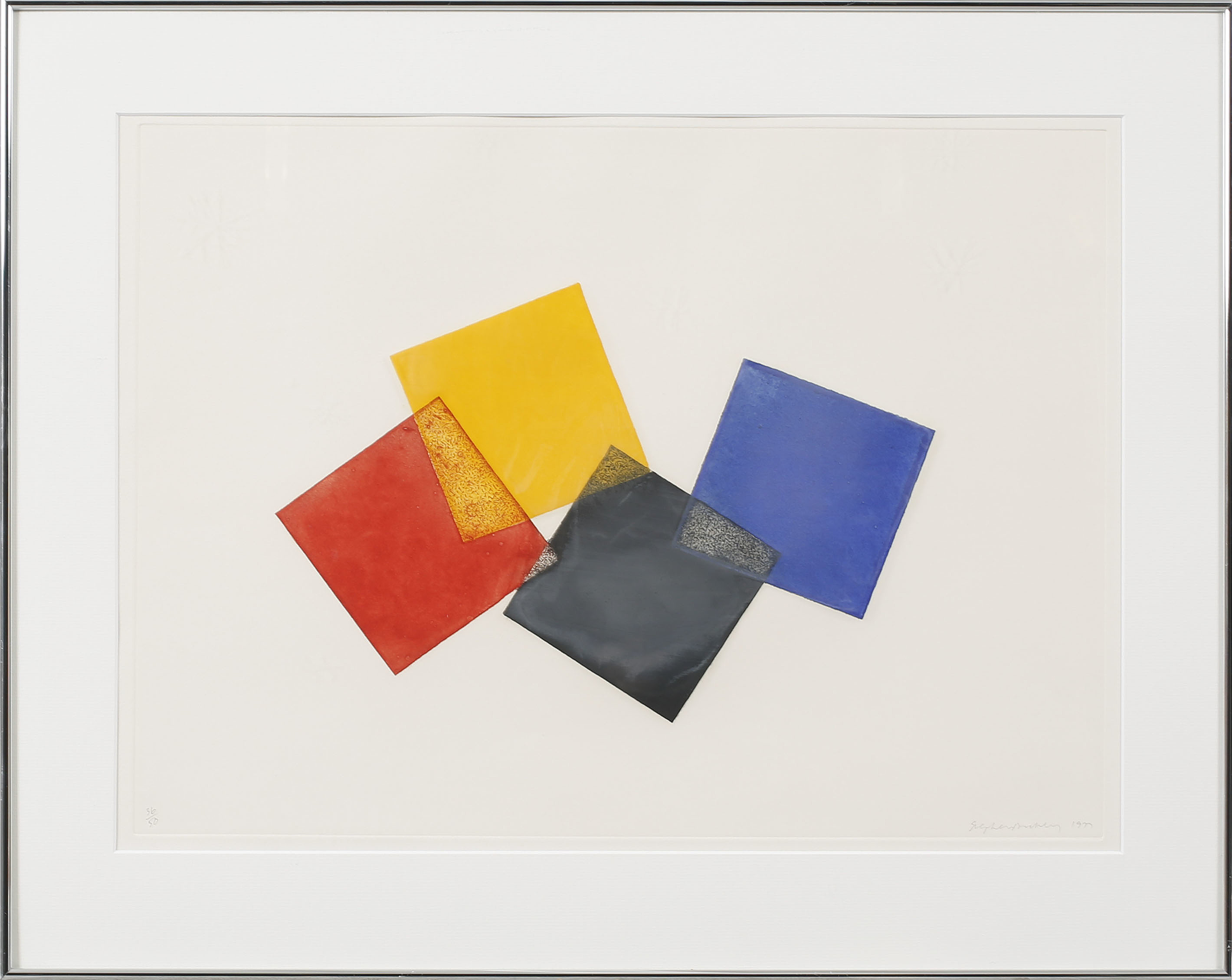 STEPHEN BUCKLEY, etching with colours, signed, dated 1977 and numbered ...