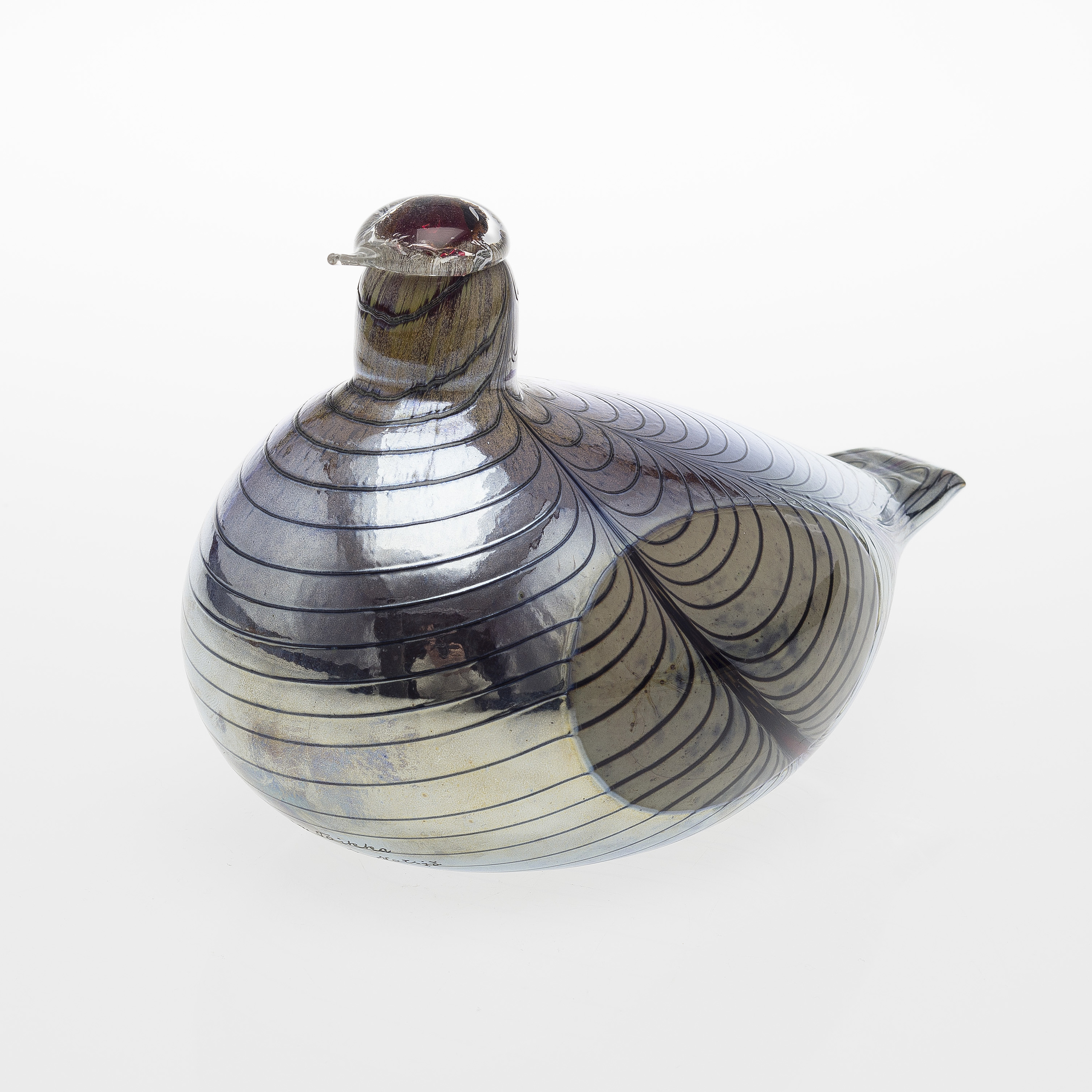 OIVA TOIKKA, BIRD, glass, signed O. Toikka Nuutajärvi. - Bukowskis