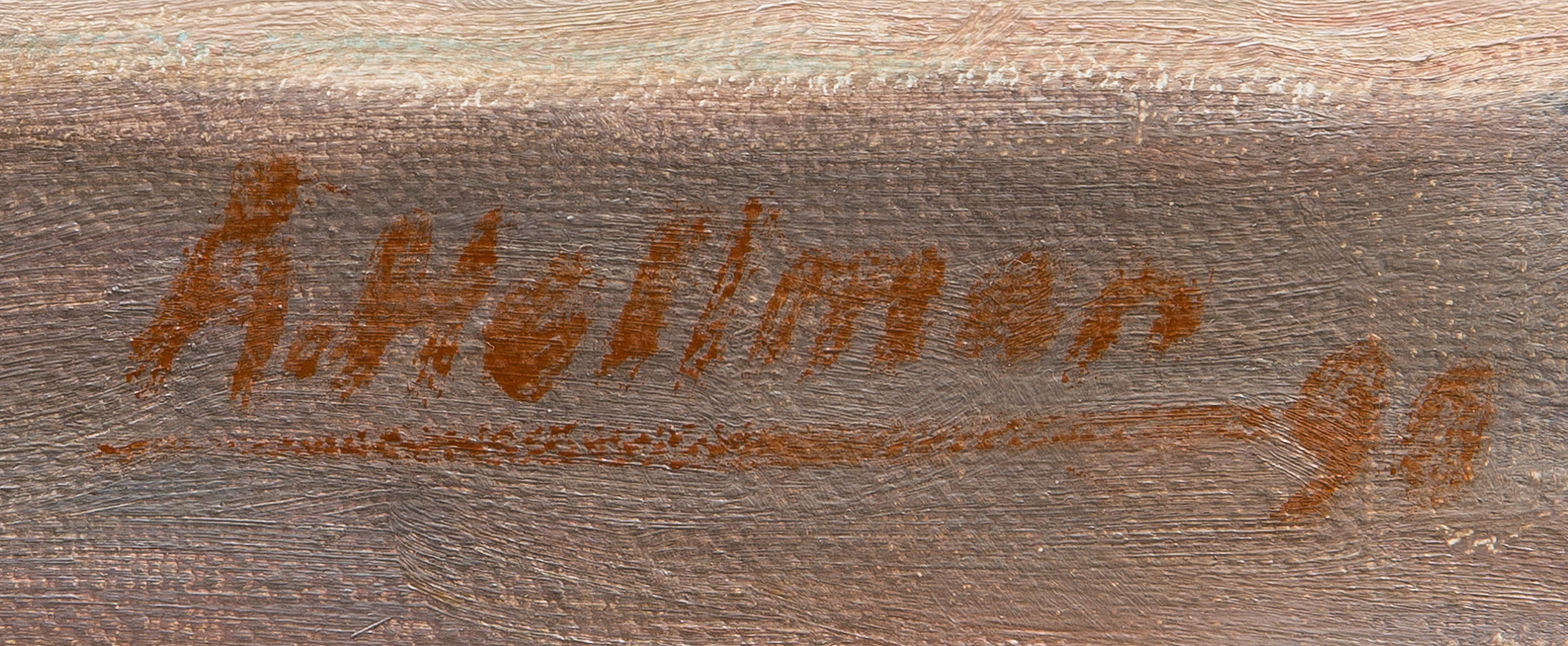 ÅKE HELLMAN, oil on canvas, signed and dated -90. - Bukowskis