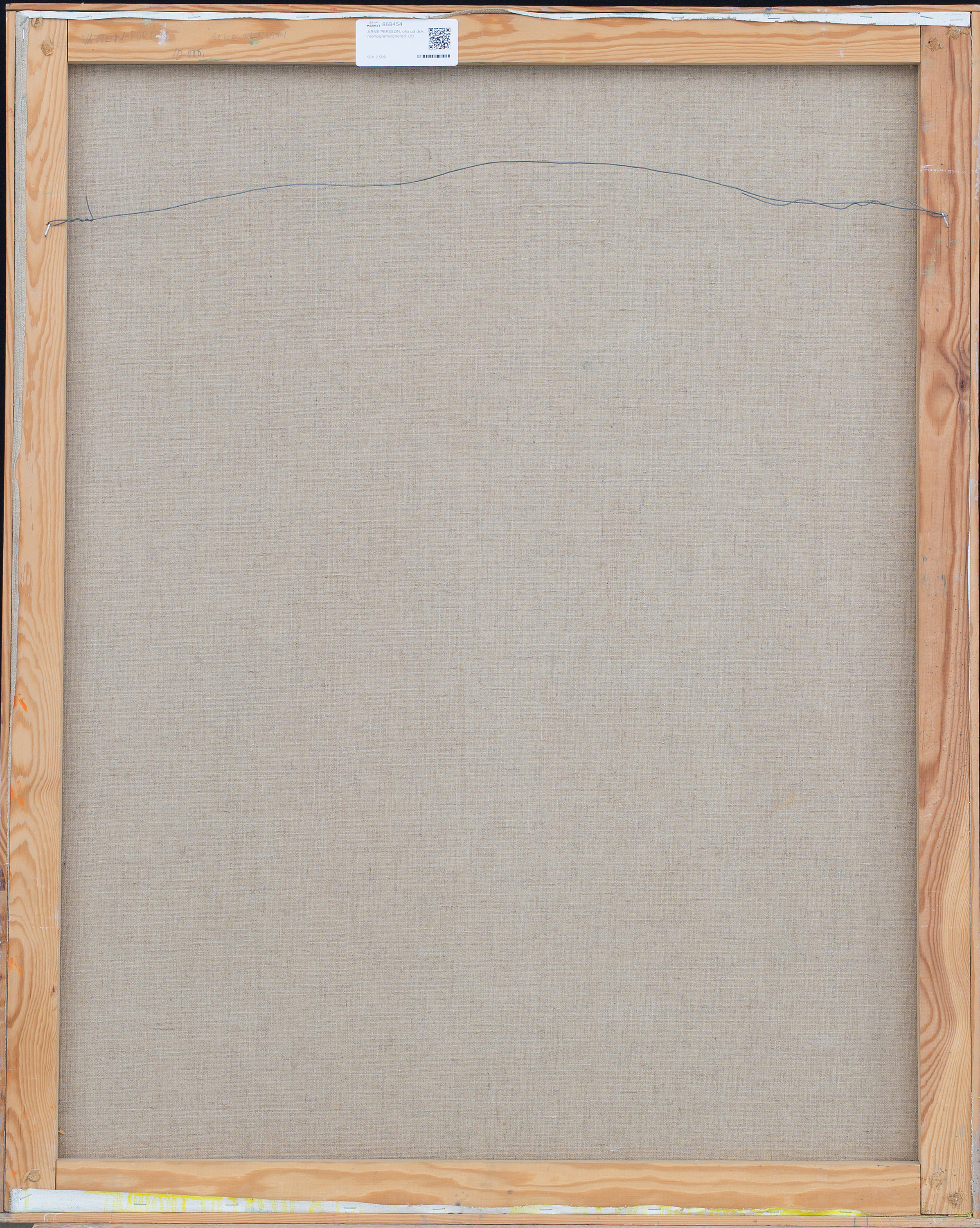 A PAINTING BY ARNE PERSSON. - Bukowskis