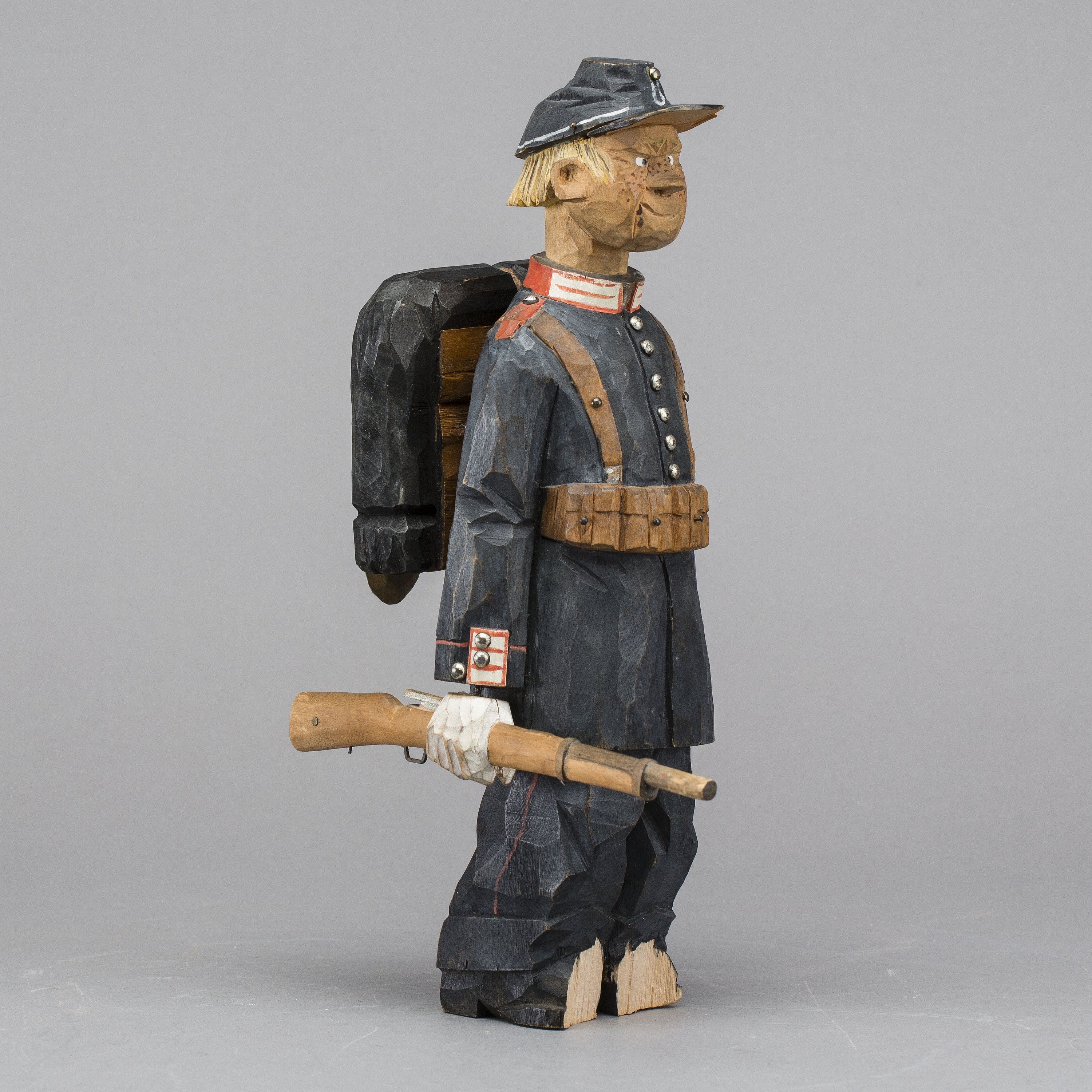 TRÄSKULPTURER, 2 st, en signerad Axel Ericsson. - Bukowskis