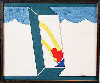 CARL MAGNUS, oil on canvas, signed and dated -69. - Bukowskis