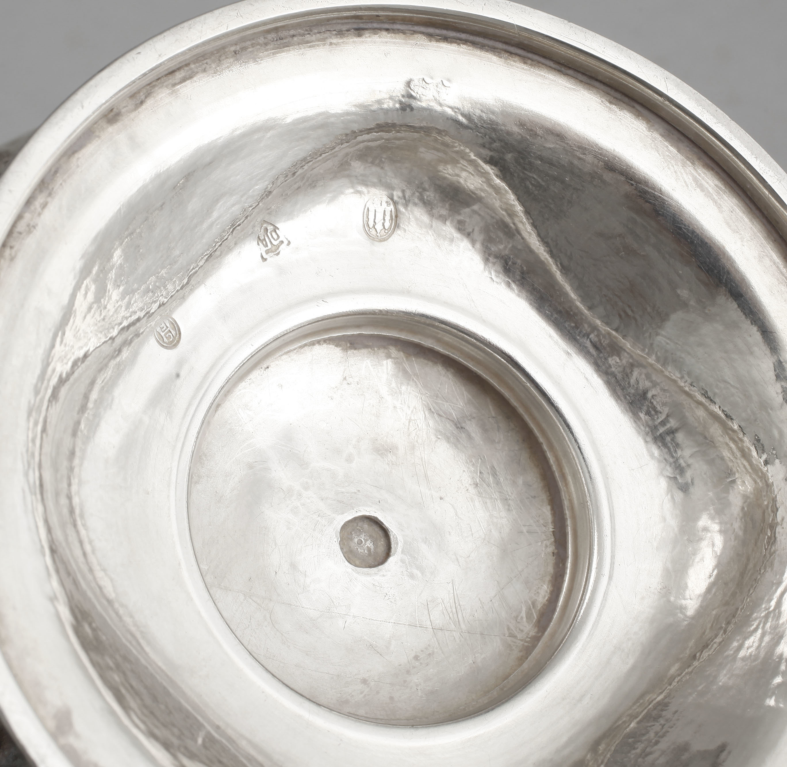 A silver sugar bowl, assay master Christian F Heise in Copenhagen, 1918 ...