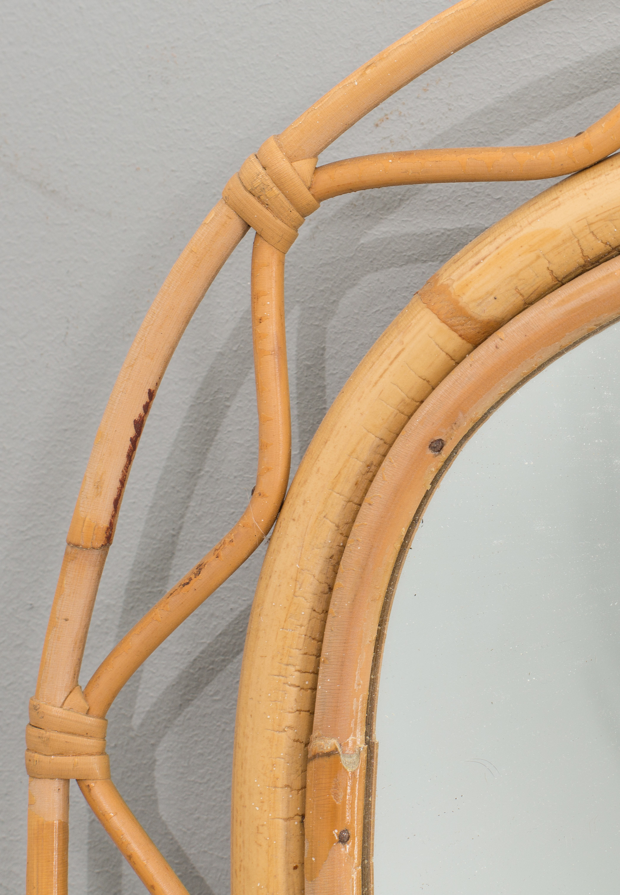 A bambu mirror, later part of the 20th century. - Bukowskis