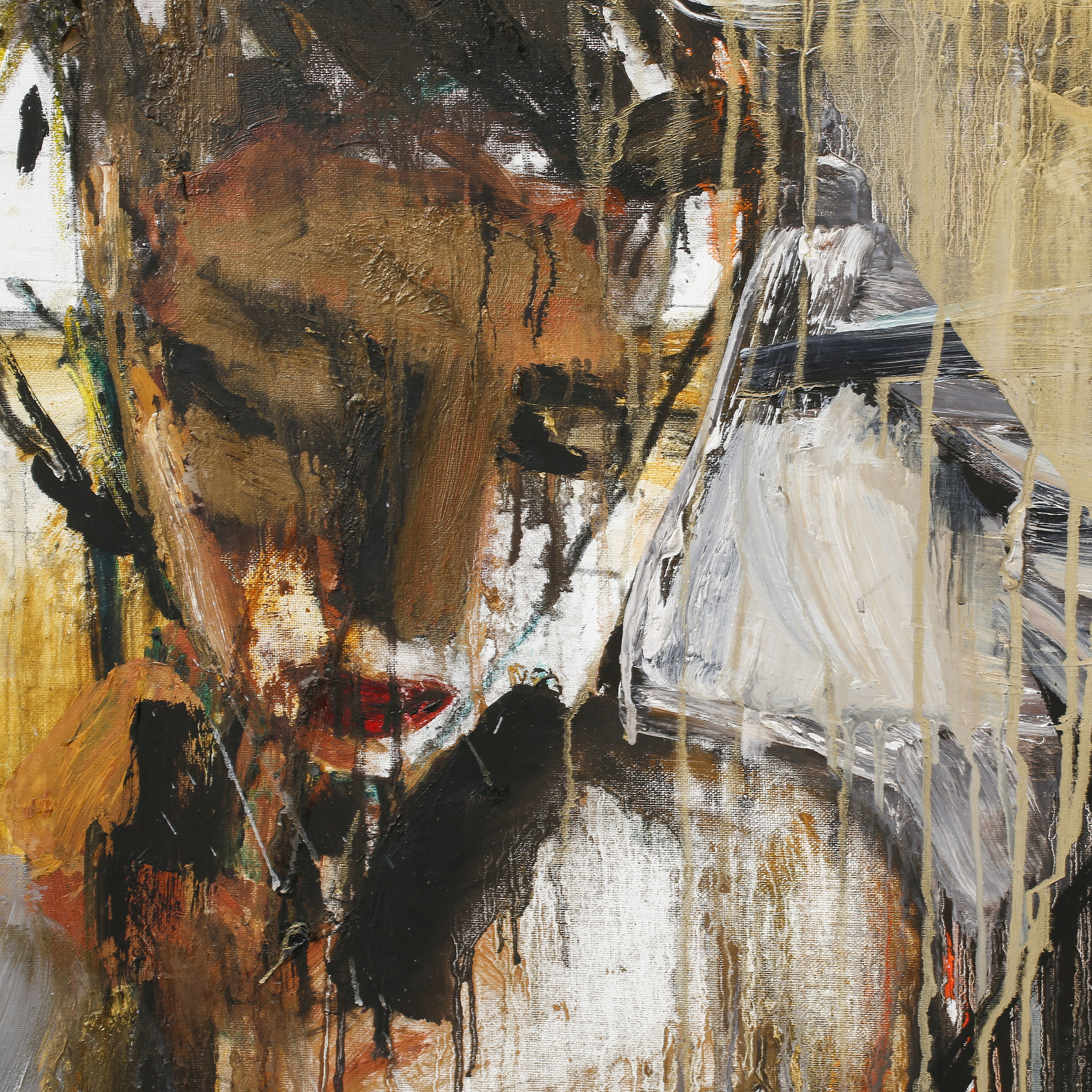 MARGARETA RABE, acrylic on double canvas, signed. - Bukowskis