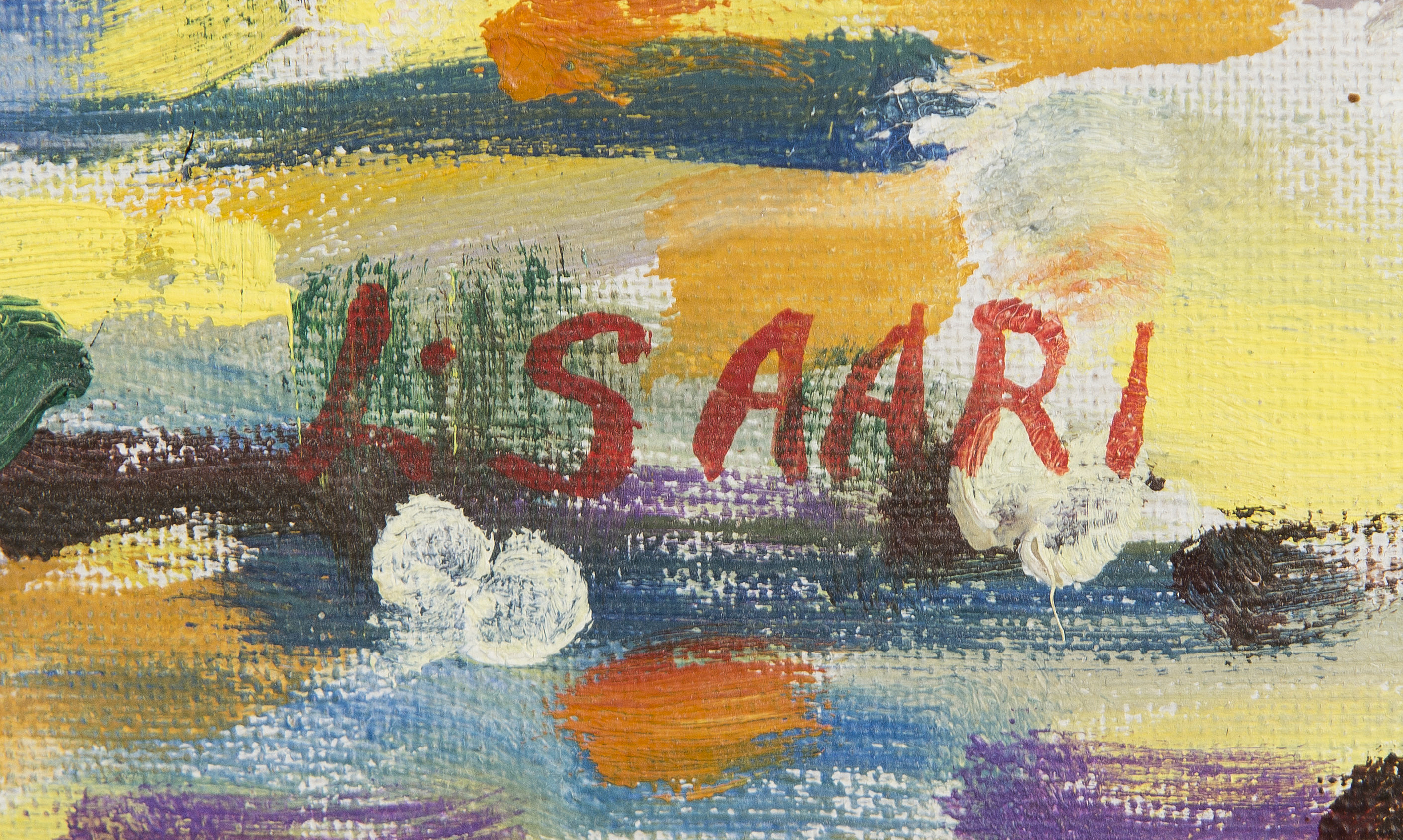 LAURI SAARI, oil on canvas, signed. - Bukowskis