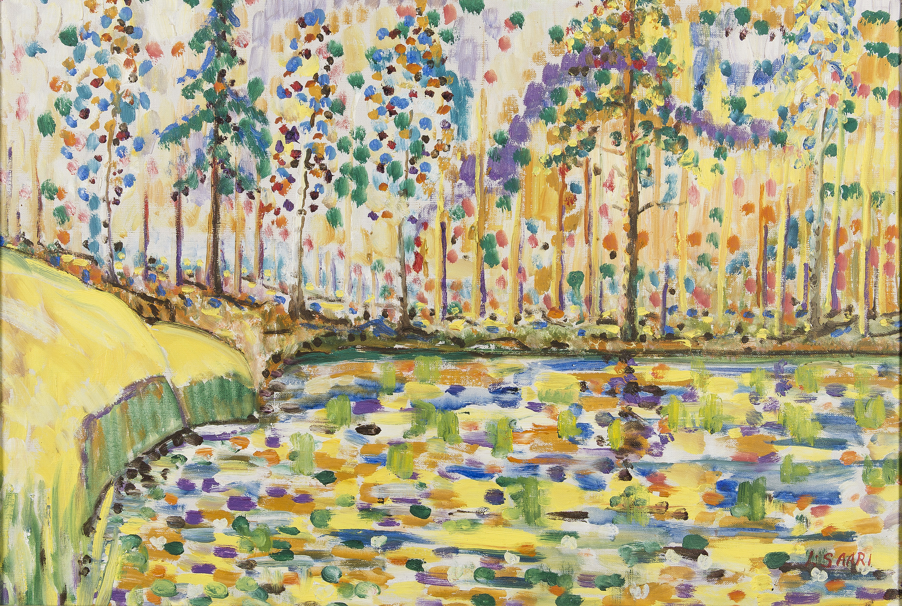 LAURI SAARI, öljy kankaalle, signeerattu. - Bukowskis