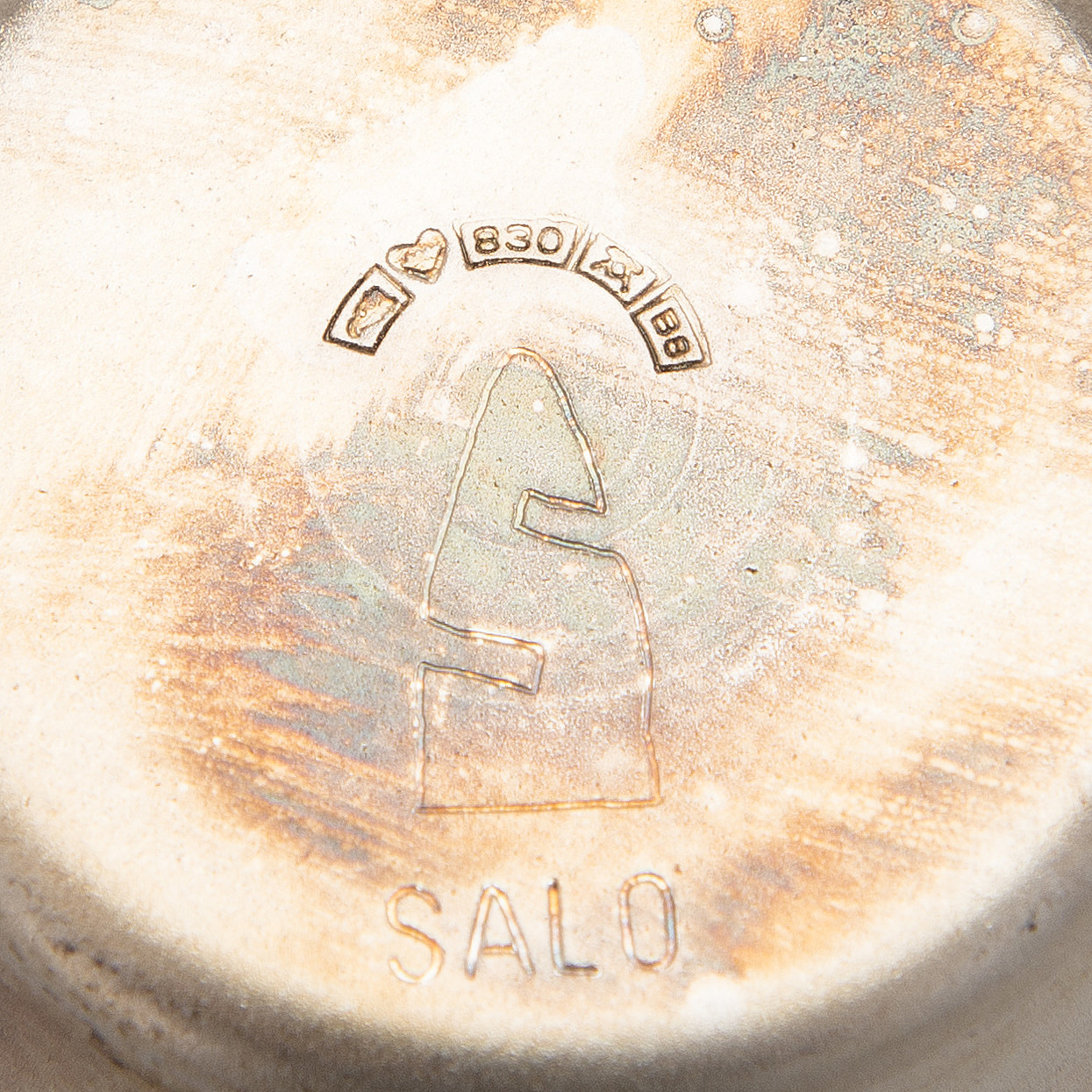 PIKAREITA 6 KPL, Auran kultaseppä, Turku 1978, paino 162 g. - Bukowskis