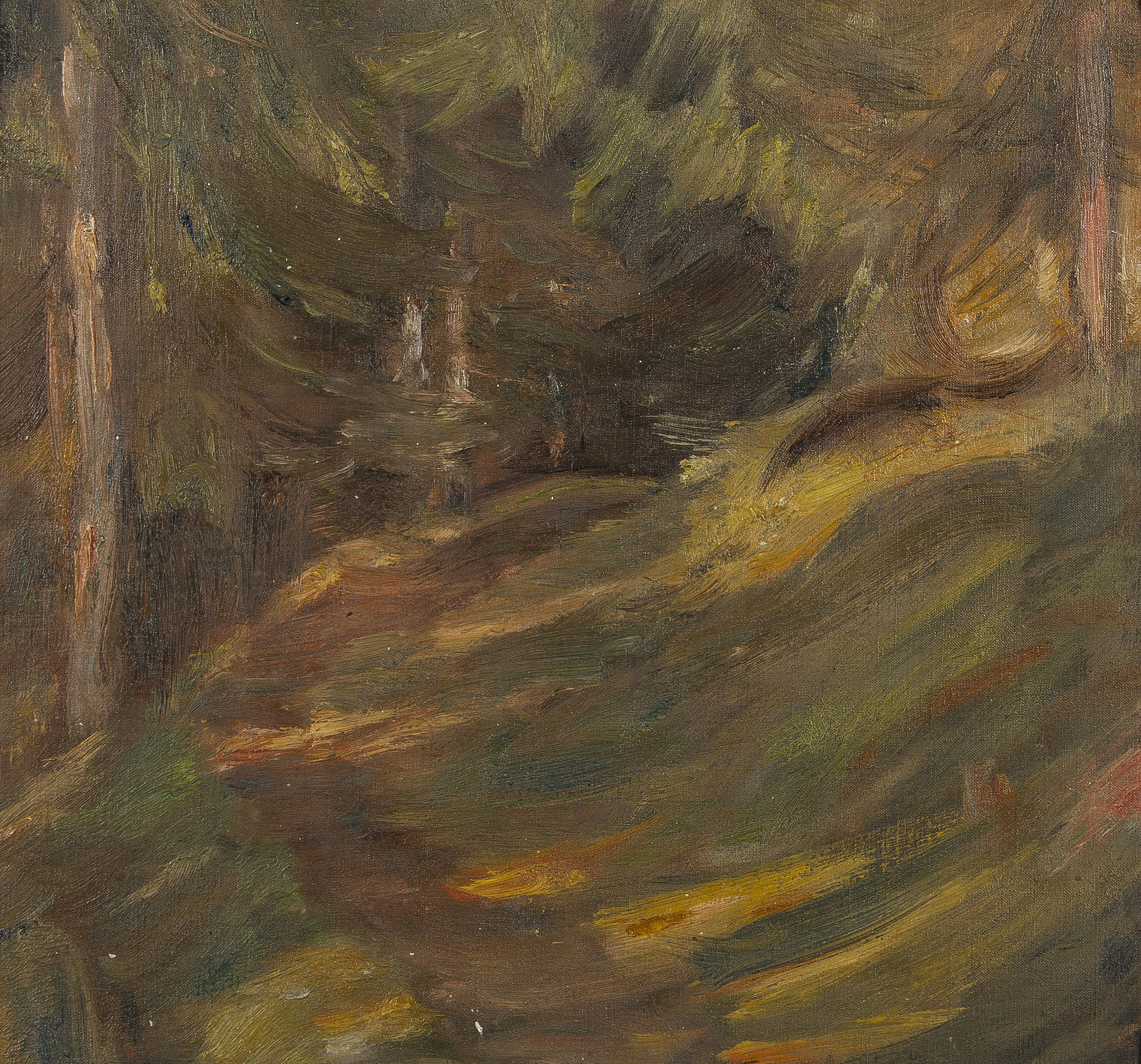 JOHAN AXEL GUSTAV, "J.A.G." ACKE, oil on panel, later signature ...