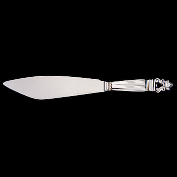 A Danish sterling silver cake server for Georg Jensen, 'Konge/Acorn ...