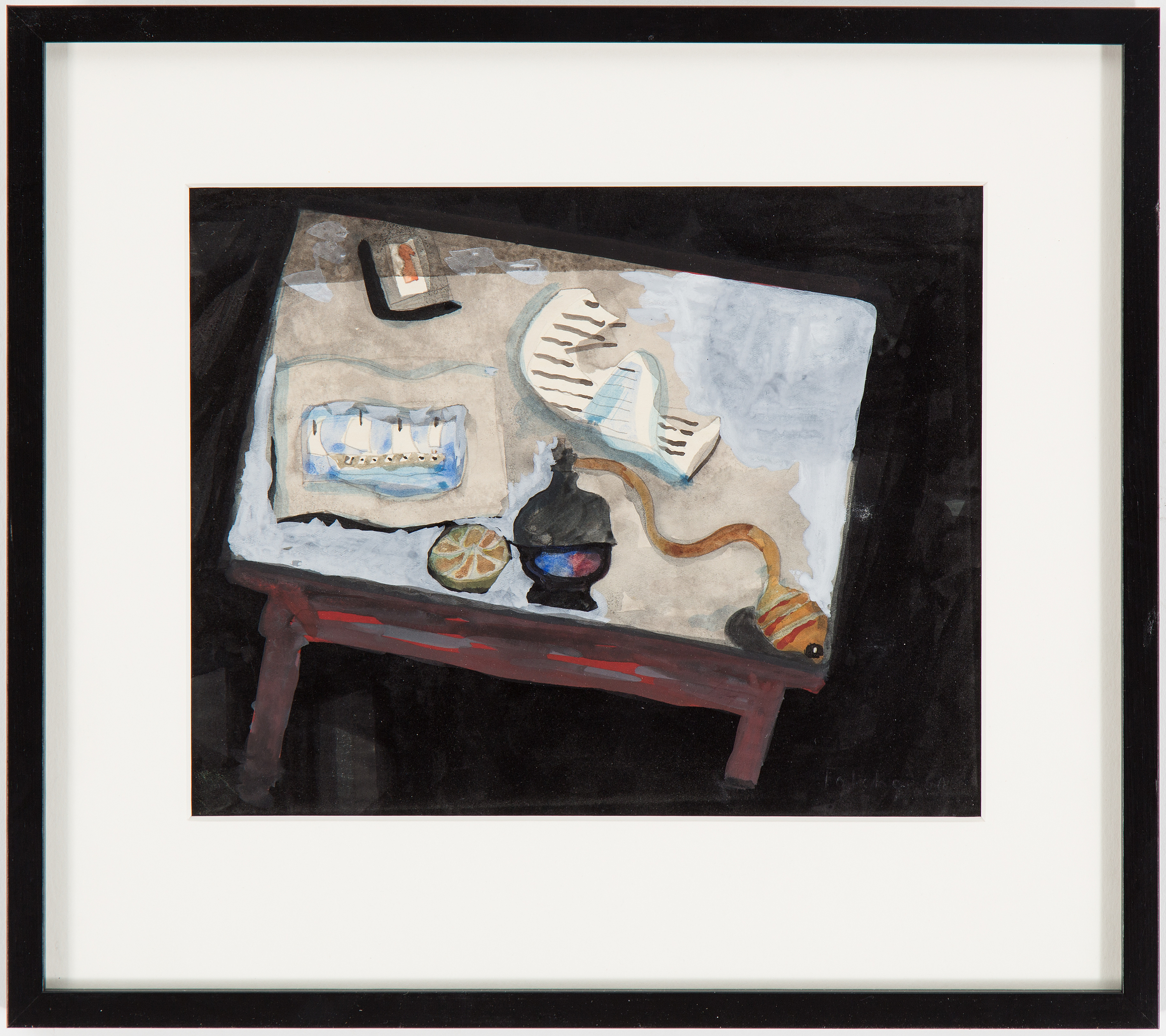 Göran Folcker, a watercolor, signed and dated 1950. - Bukowskis