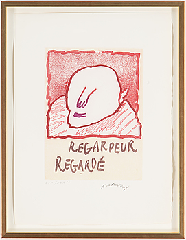 Pierre Alechinsky, a litograph in colors, signed and numbered. - Bukowskis