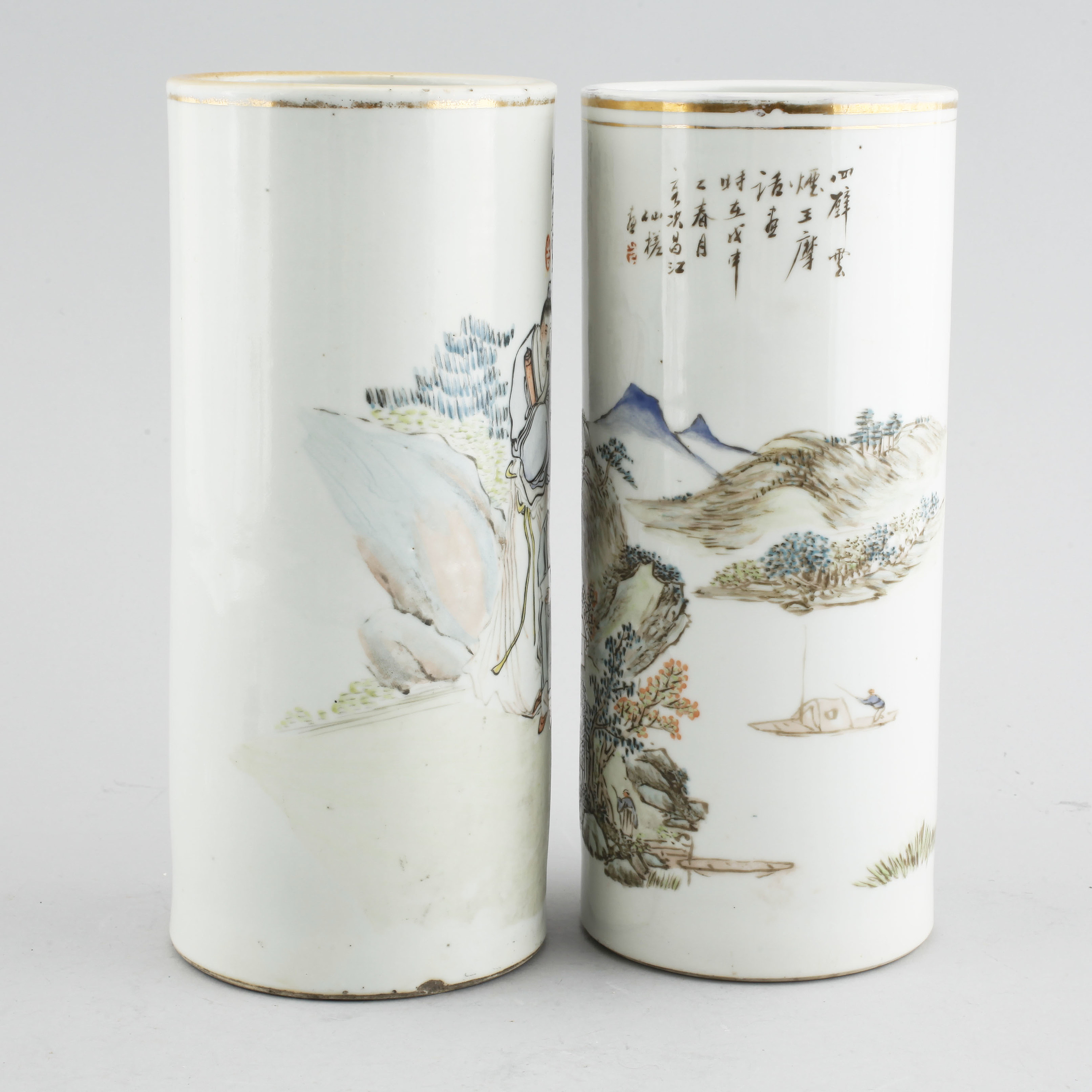 VASER, ett par, porslin, Kina, 1900-tal. - Bukowskis