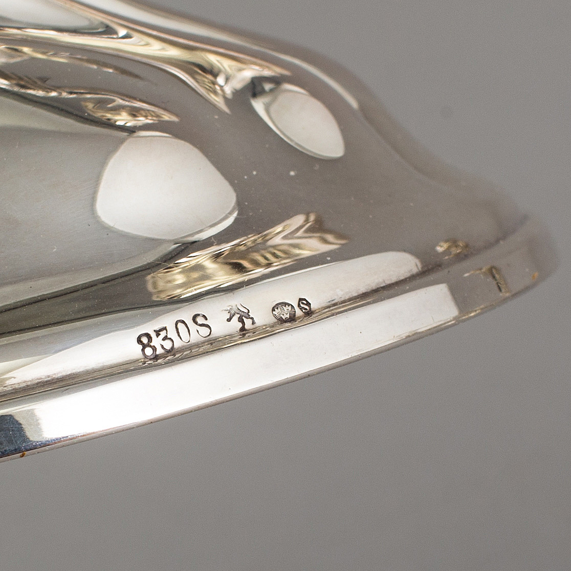 KANDELABRAR ETT PAR, silver, 830/1000, svenska importstämplar. Vikt 800 ...