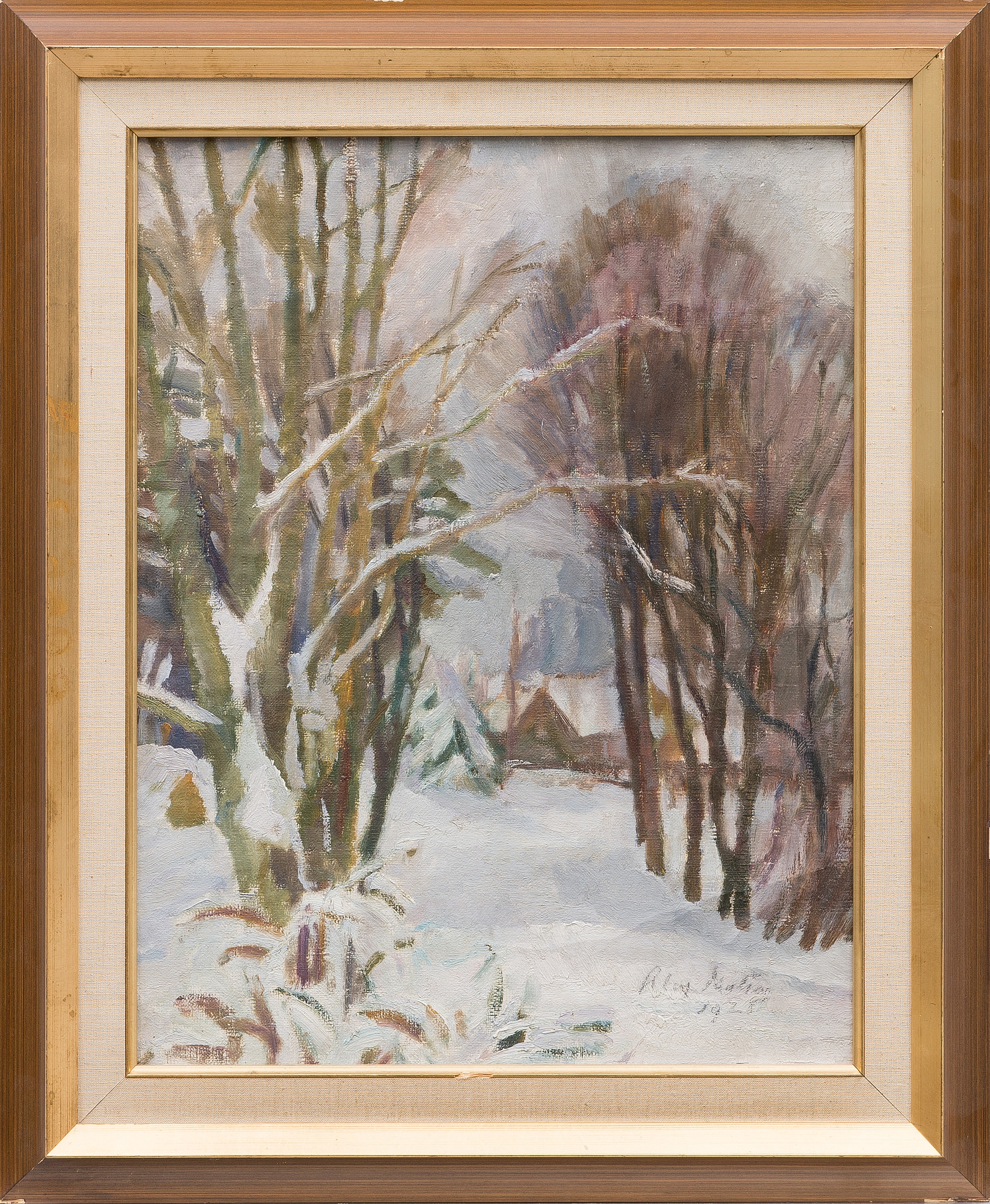 ALEX MATSON, oil on canvas, signed and dated 1925. - Bukowskis