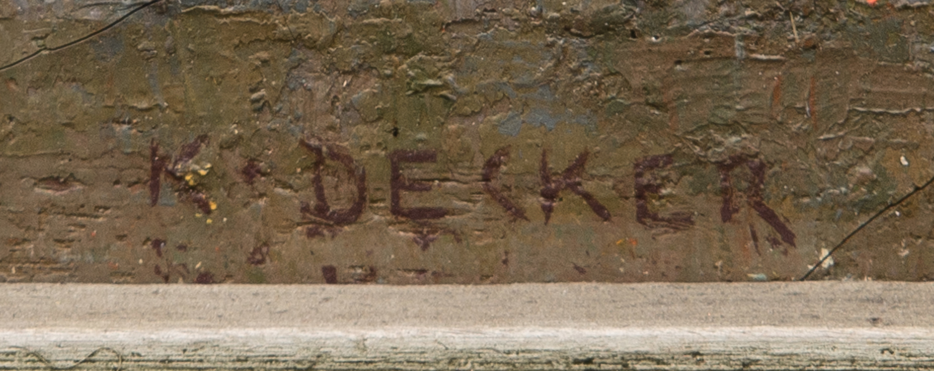 KARL DECKER, oil on canvas, signed. - Bukowskis