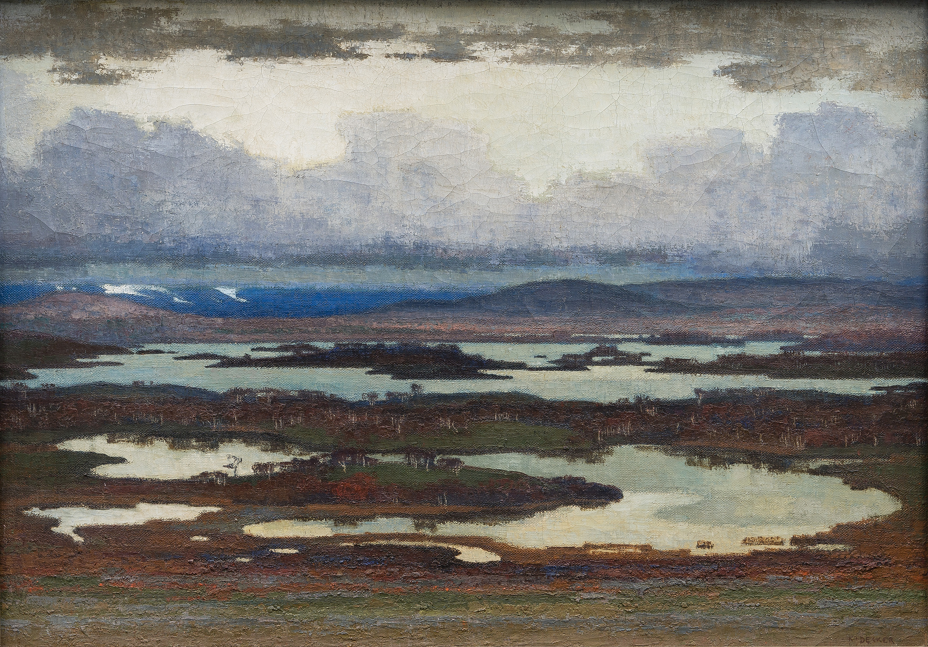 KARL DECKER, oil on canvas, signed. - Bukowskis