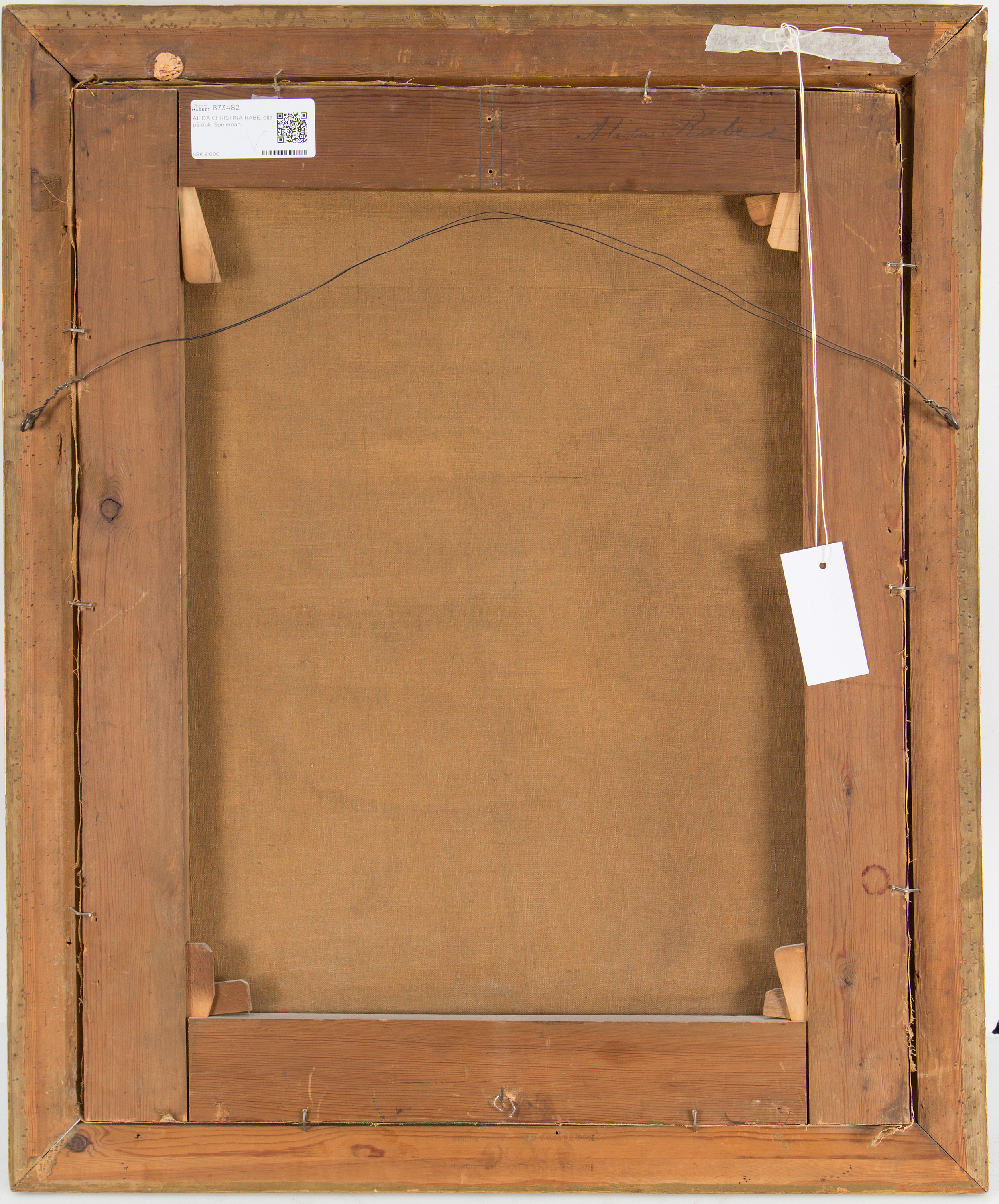 ALIDA CHRISTINA RABE, attributed, oil on canvas. - Bukowskis