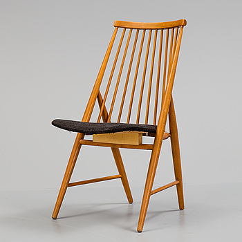 THEA LEONARD, stol, "Flamingo", Nässjö Stolfabrik, omkring 1950/60-talets mitt. - Bukowskis