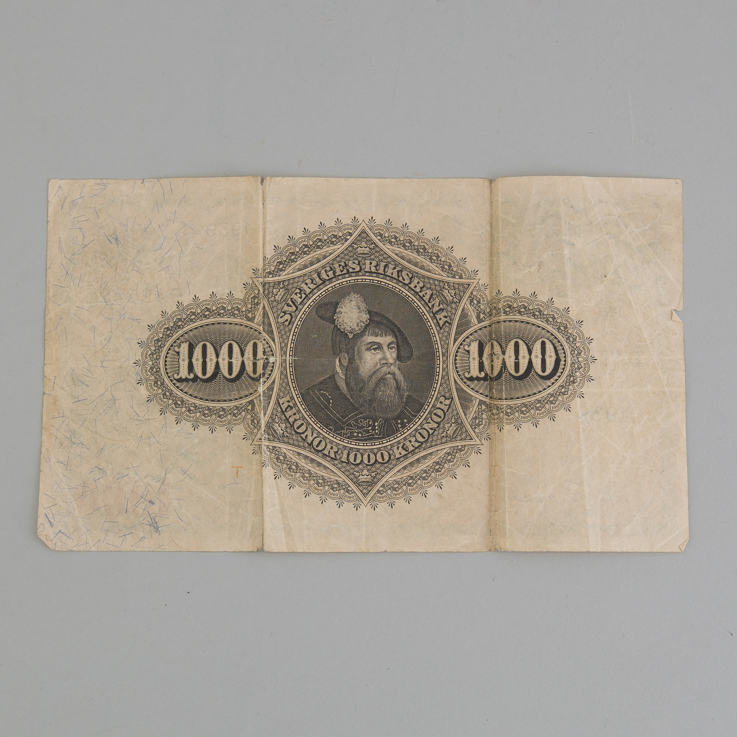 SEDEL, 1000 kronor, Sverige 1939. - Bukowskis