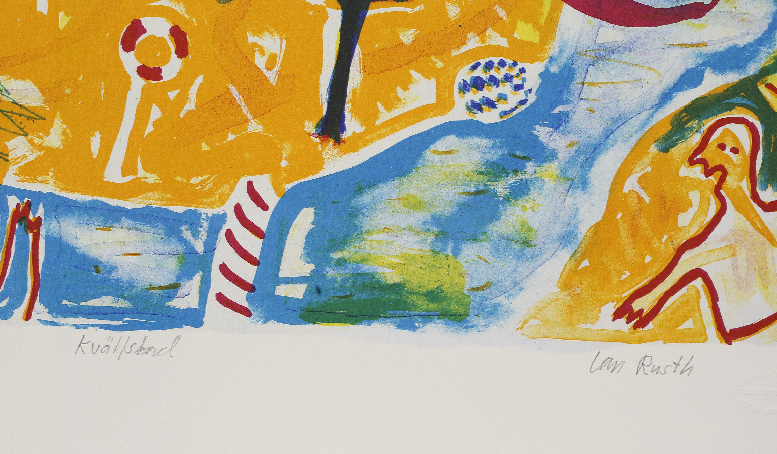 IAN RUSTH, litograph, signed and numbered 1/120. - Bukowskis