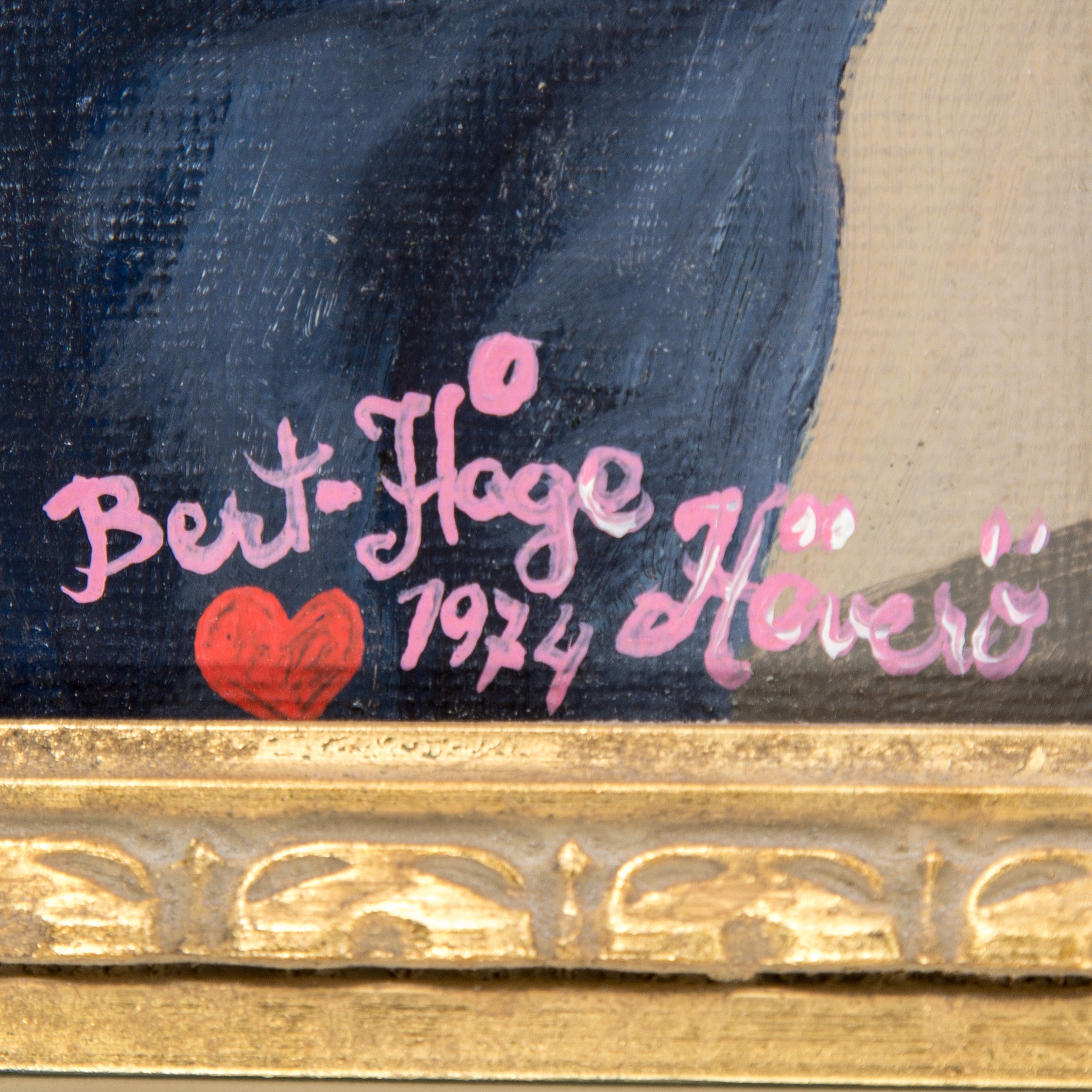 BERT HÅGE HÄVERÖ, oil on canvas, signed and dated 1974. - Bukowskis