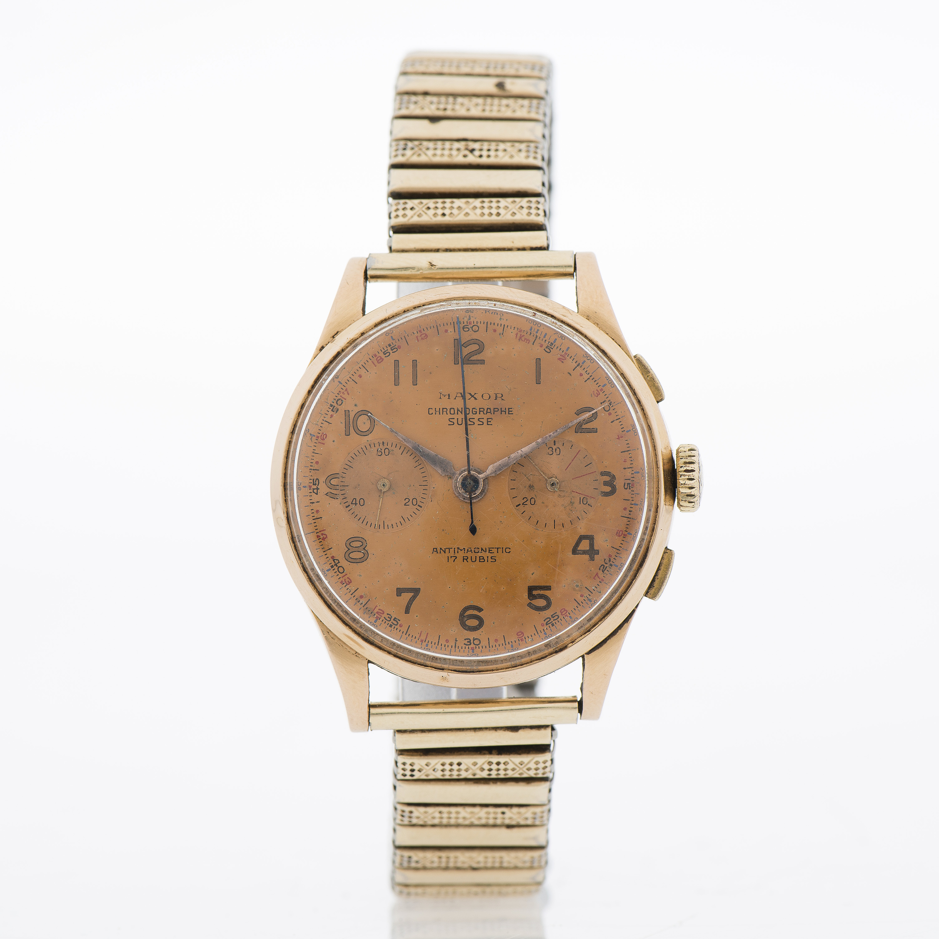 MAXOR, Chronograph Suisse, wrist watch, 37 mm. - Bukowskis