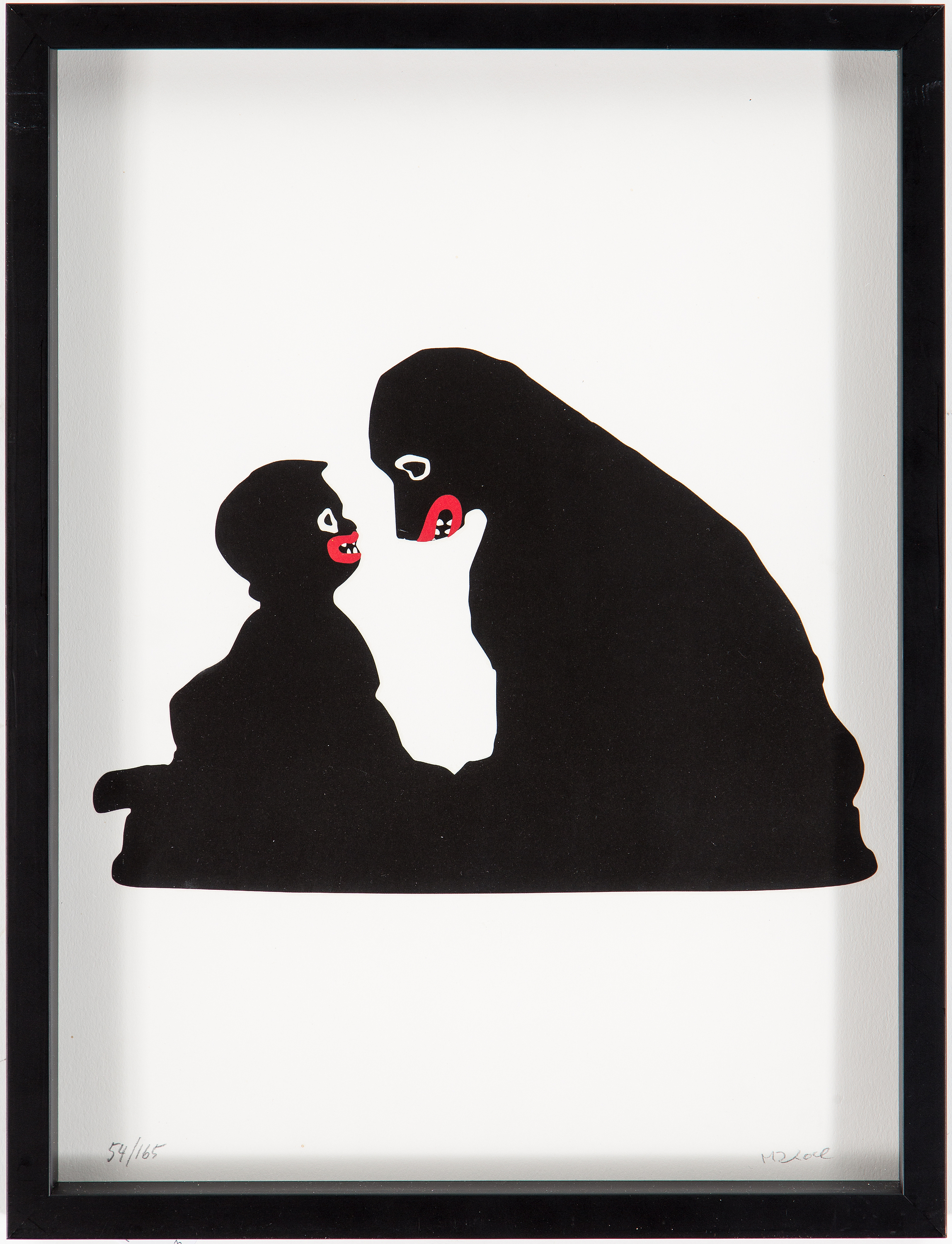 MAKODE LINDE, "Kan du tala", litografi, signerad och numrerad 54/165 ...