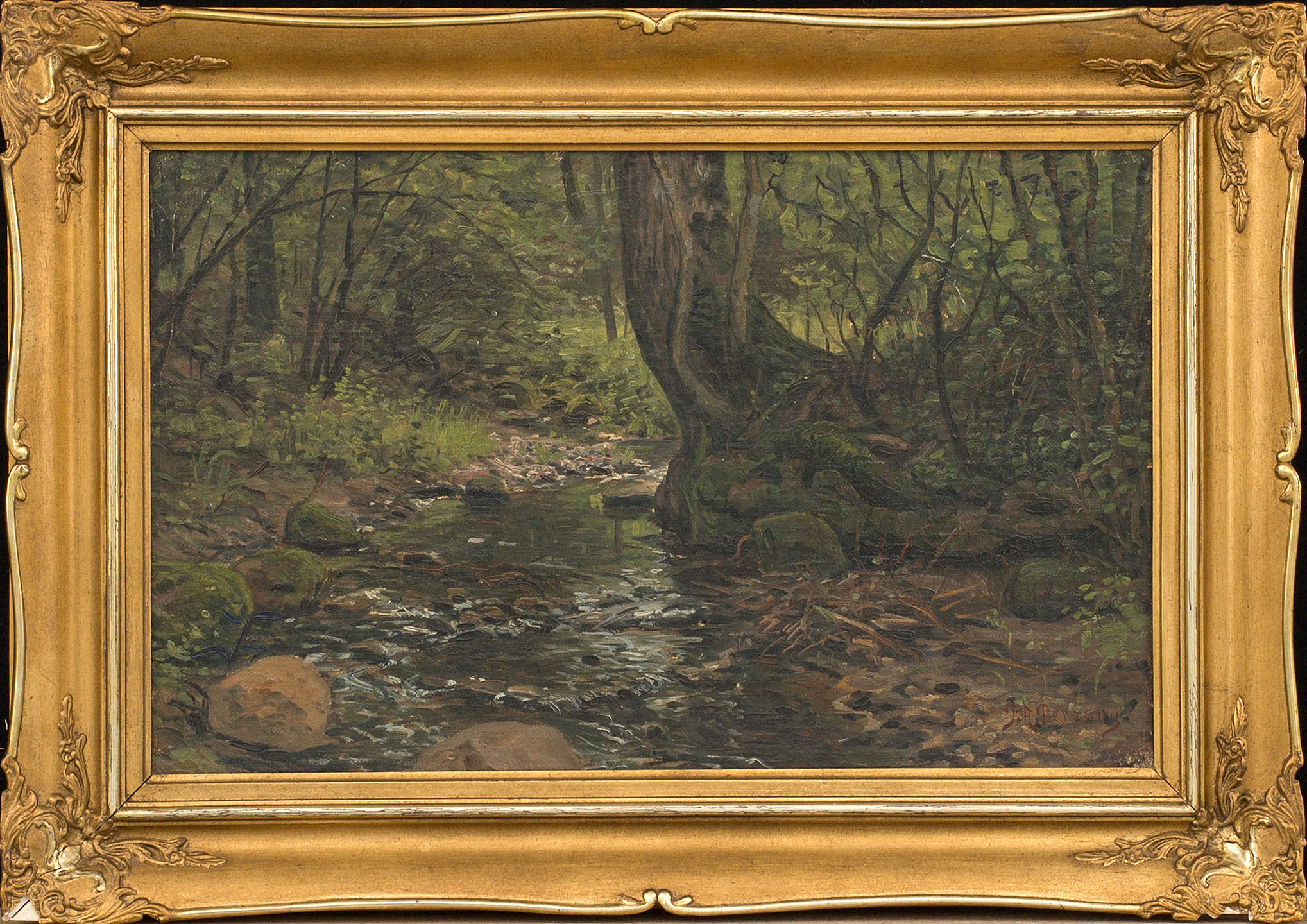 PETER ADOLF PERSSON, olja på duk, signerad. - Bukowskis