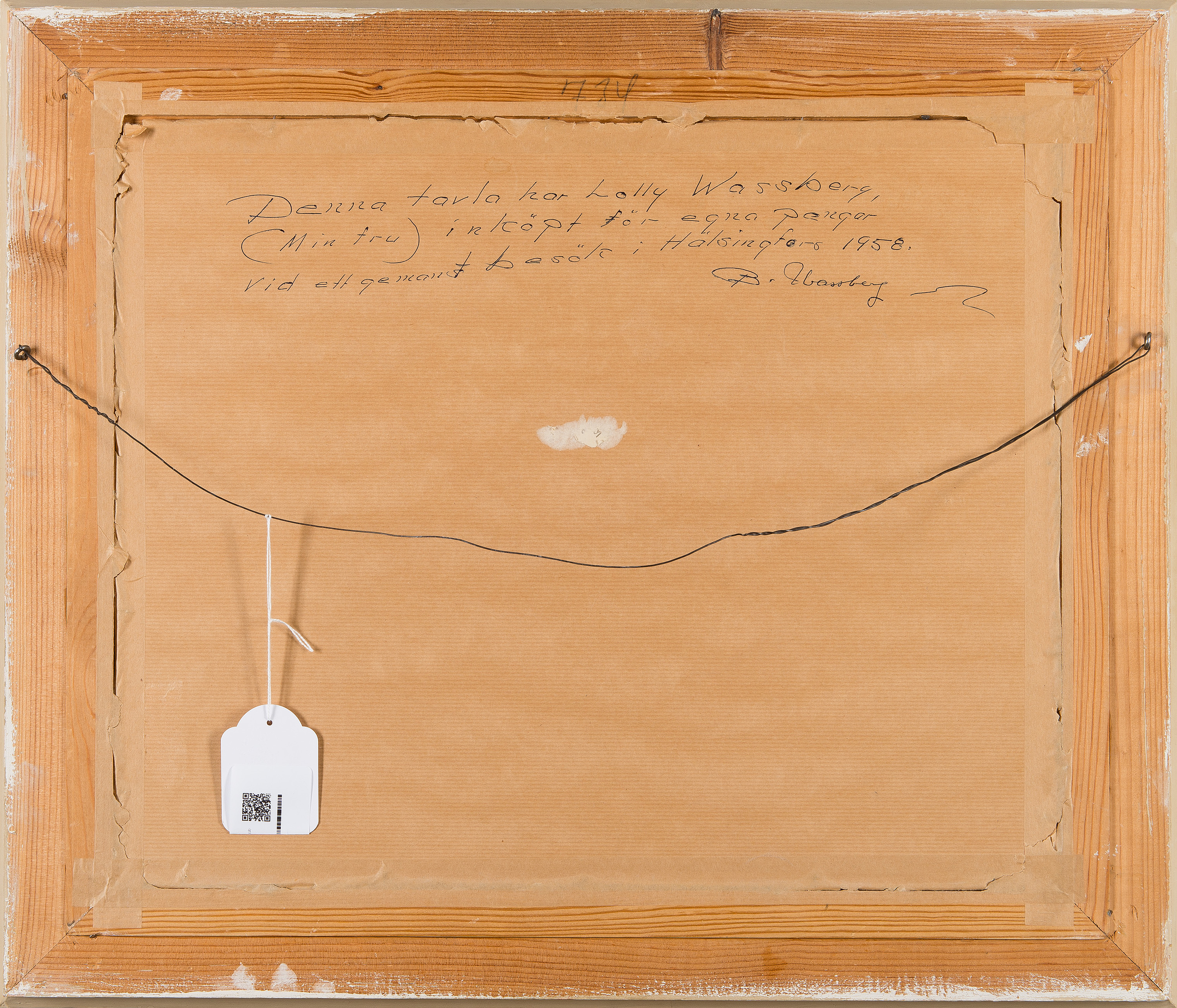 WILLIAM AHLGREN, olja på duk, uppfodrad på kartong, signerad. - Bukowskis