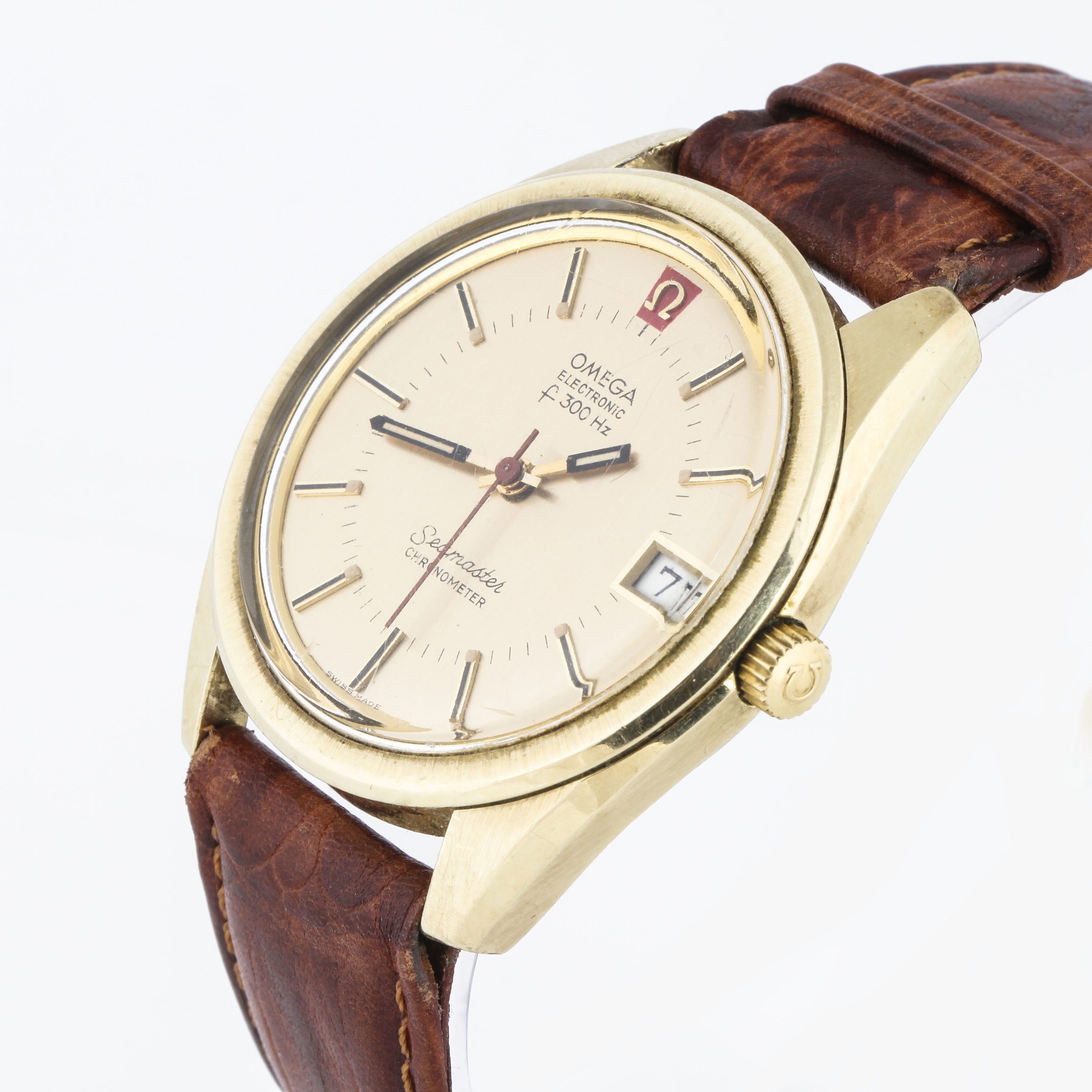 OMEGA, Seamaster Chronometer Electronic (f 300Hz), armbandsur, 36,5 mm ...