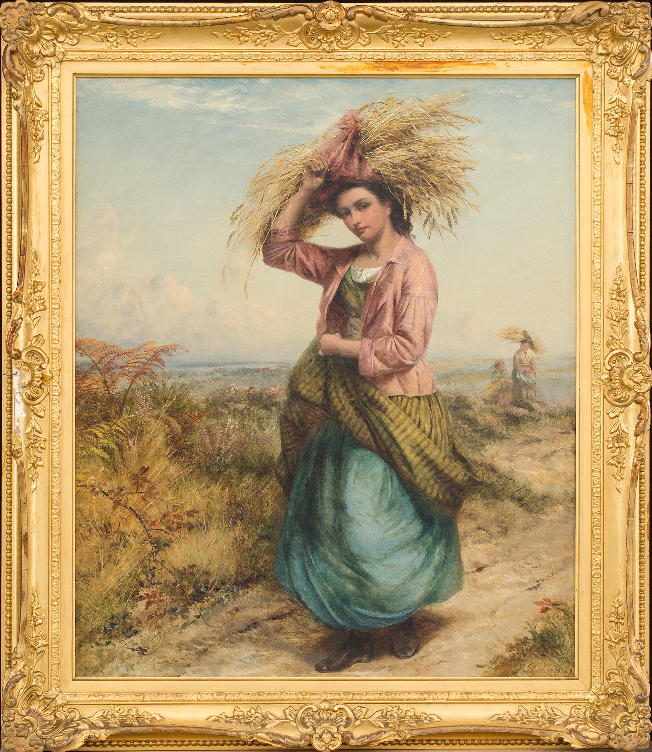 EDWARD JOHN COBBETT, oil on canvas, signed, - Bukowskis