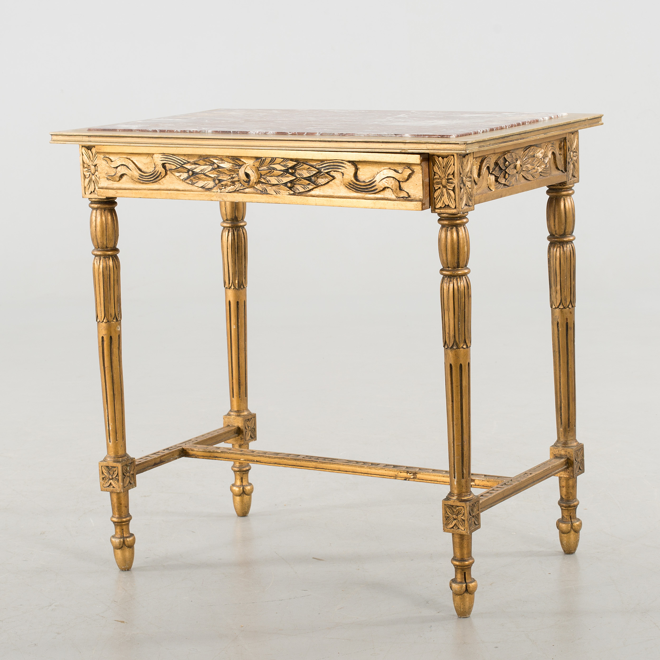 A Louis XVI-style table, first half of the 20th century. - Bukowskis
