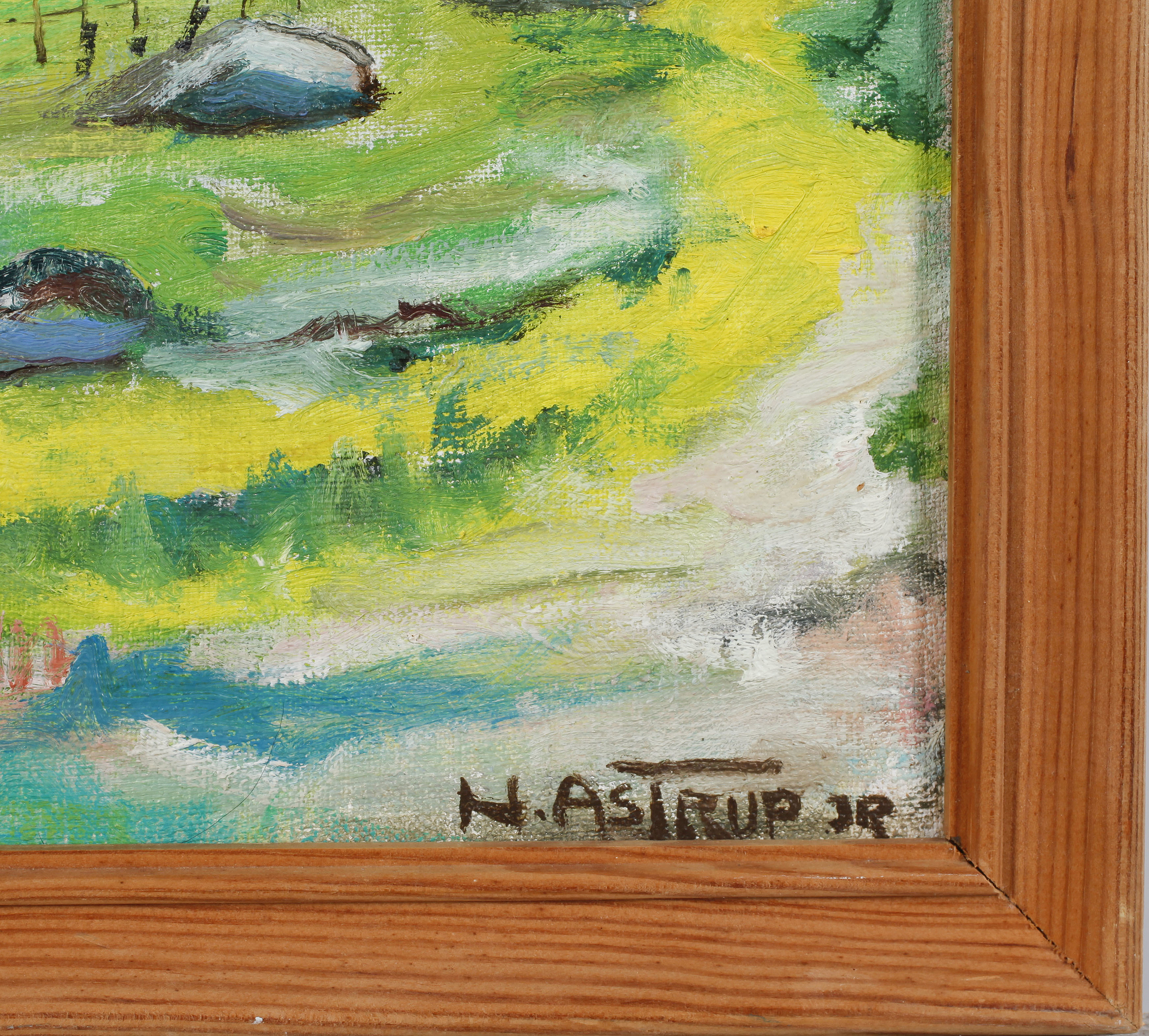 NICOLAI ASTRUP JUNIOR, oil on canvas, signed N Astrup Jr. - Bukowskis