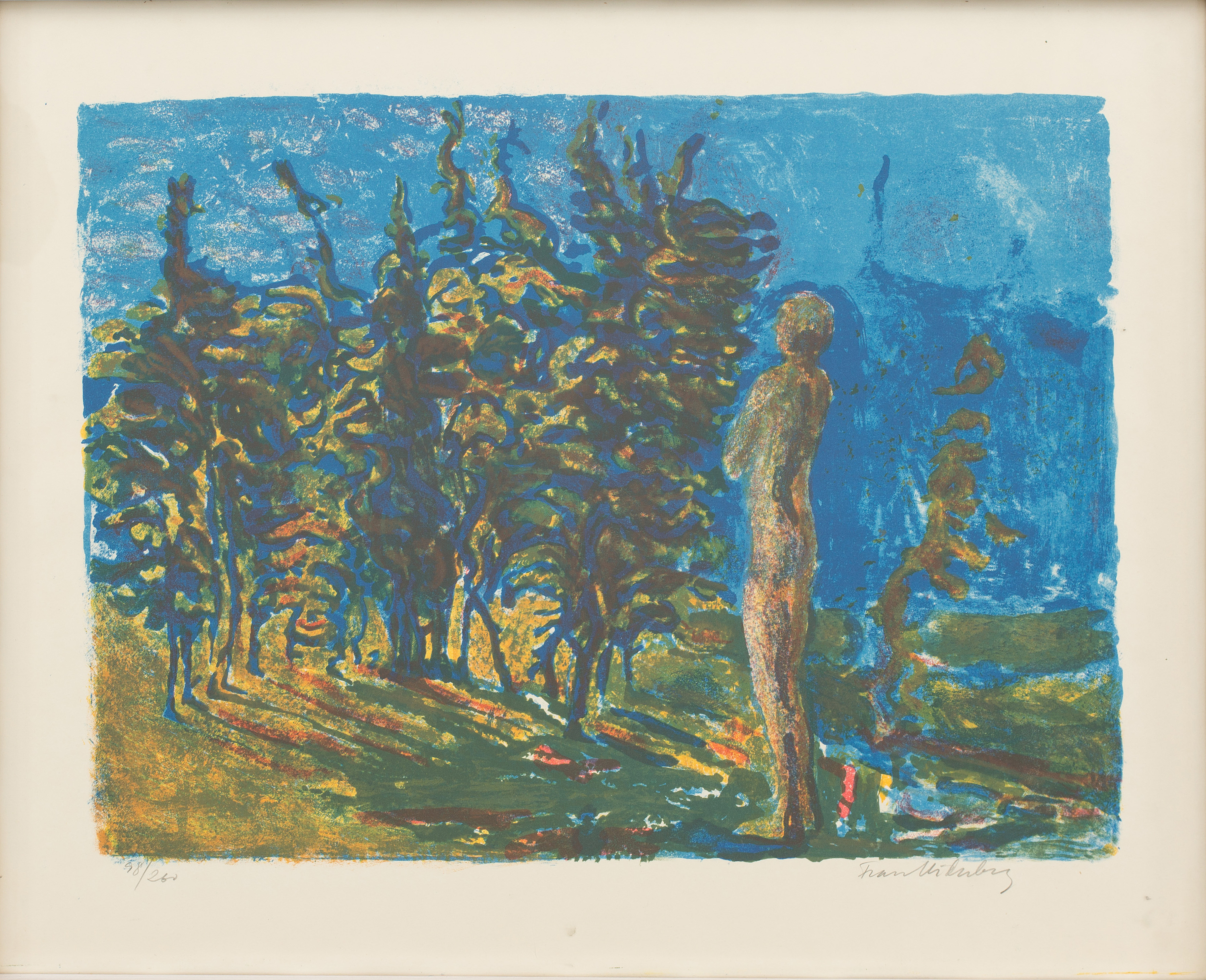 FRANS WIDERBERG, lithograph in colours, signed and numbered. - Bukowskis