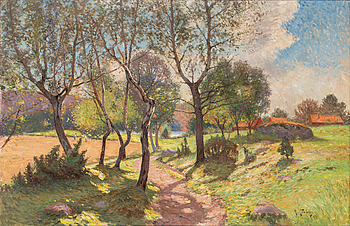 ANTON GENBERG, olja på duk, signerad A. Genberg. - Bukowskis