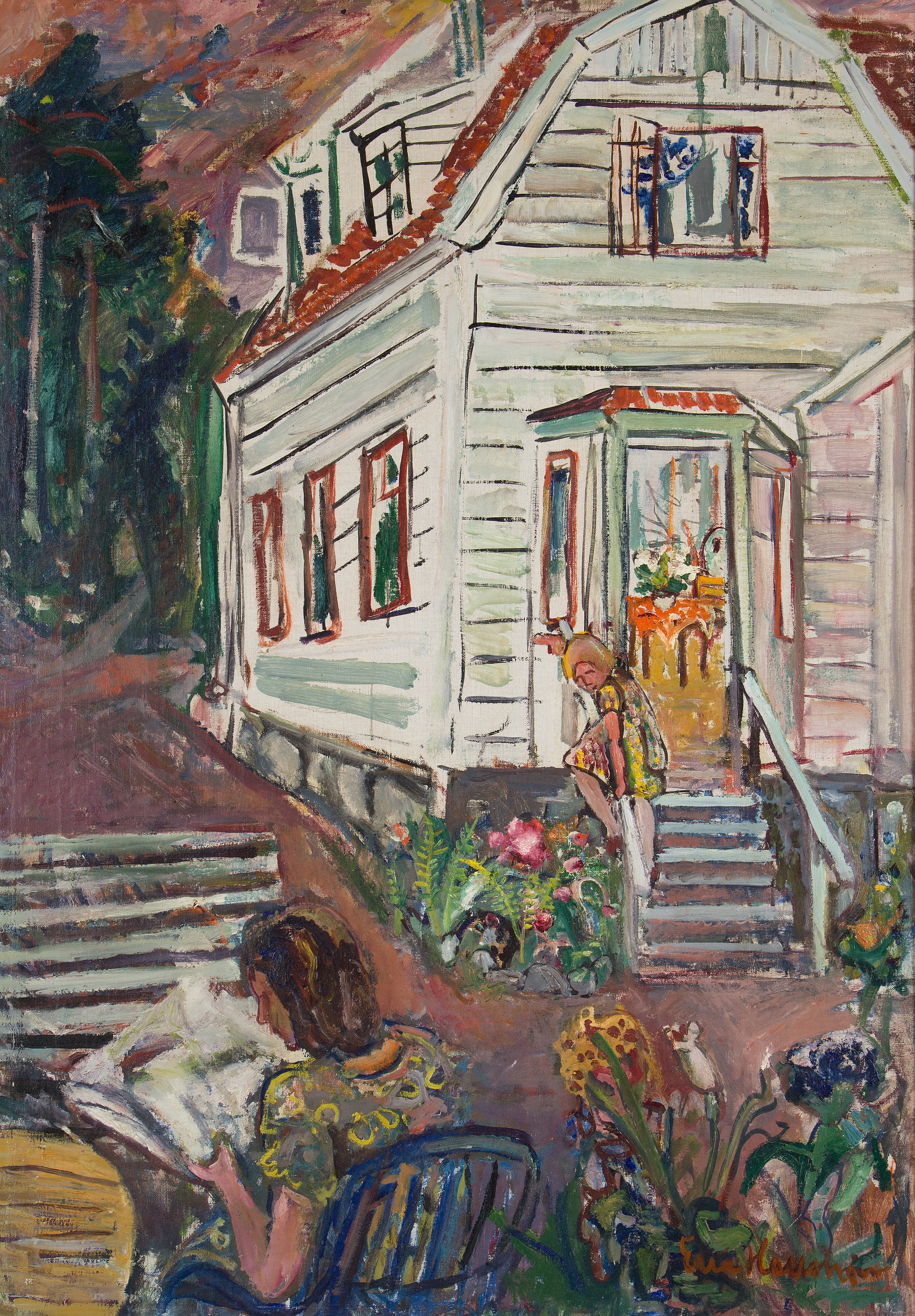 ERIC HALLSTRÖM, oil on canvas, signed. - Bukowskis